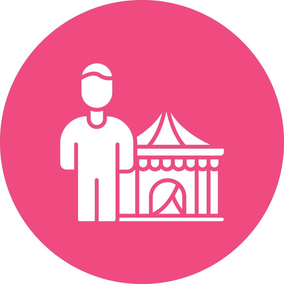 Giant Glyph Circle Background Icon 17690271 Vector Art at Vecteezy