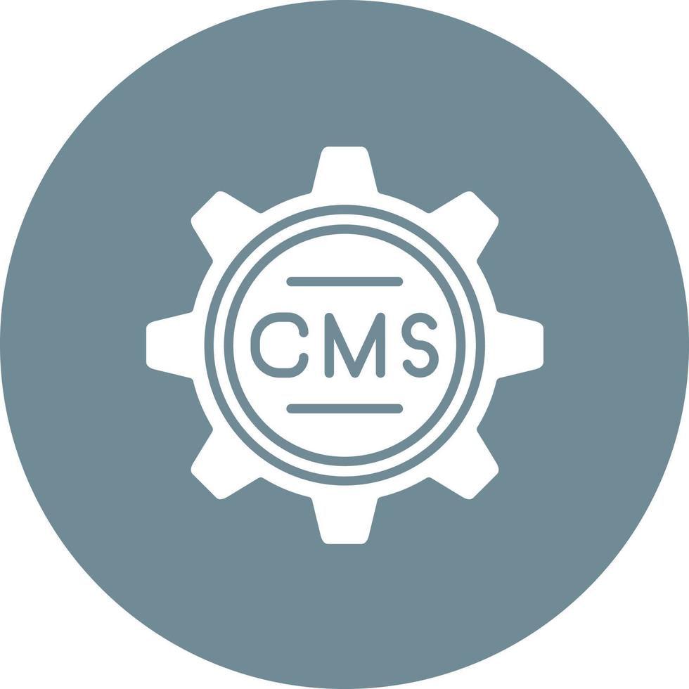 Cms Glyph Circle Background Icon 17690499 Vector Art at Vecteezy