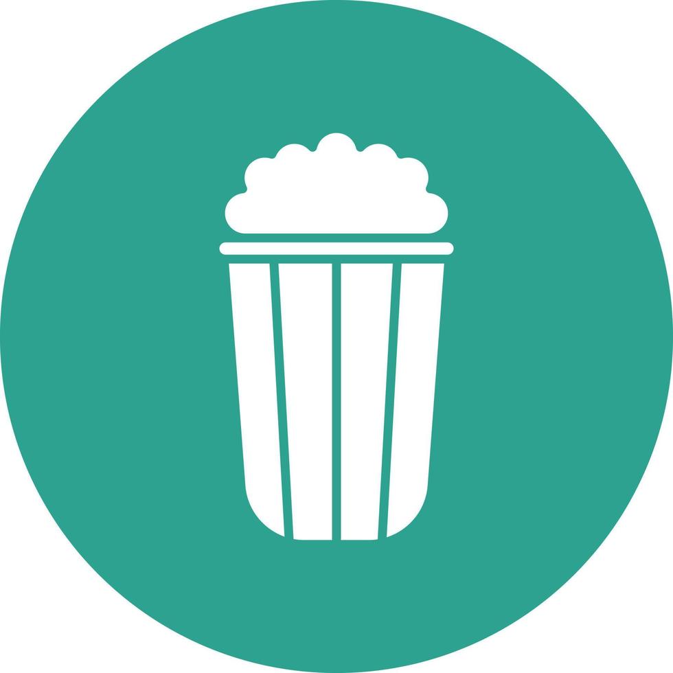 Popcorn Glyph Circle Background Icon 17690693 Vector Art at Vecteezy