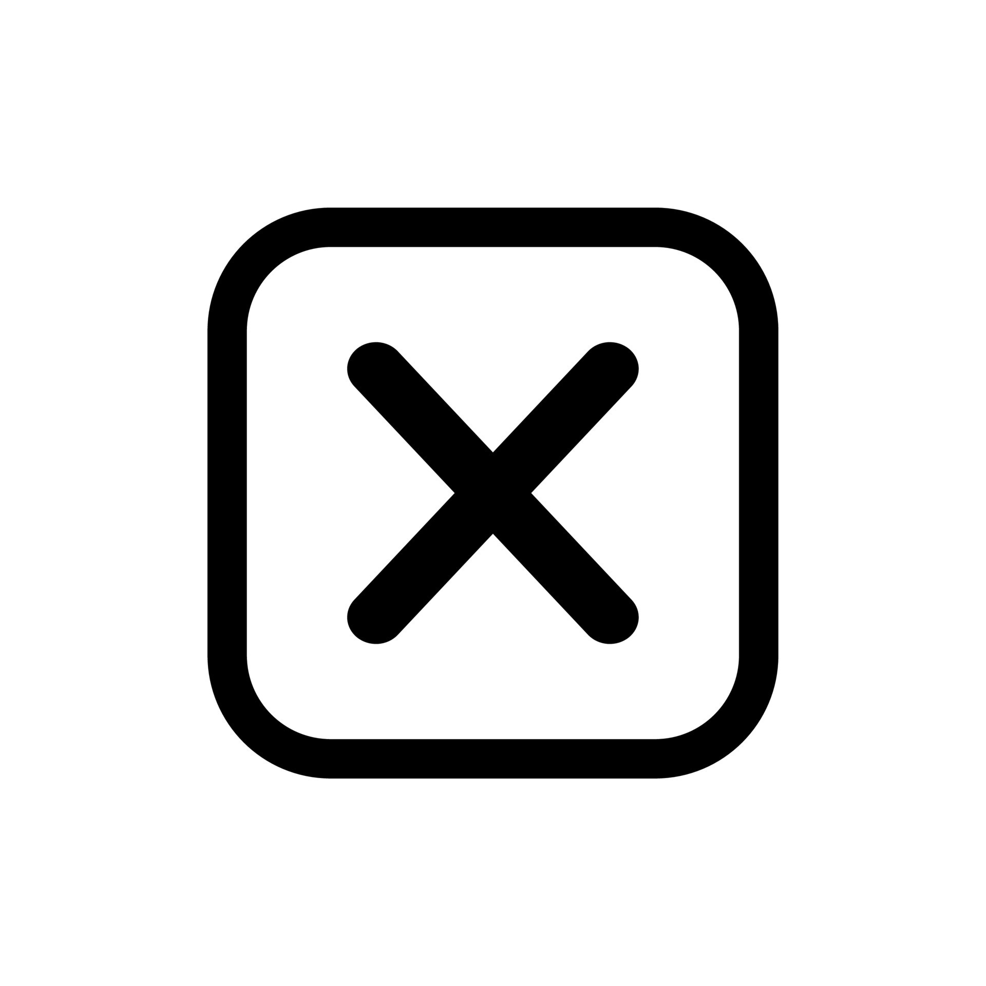 close button outline style icon 17698027 Vector Art at Vecteezy