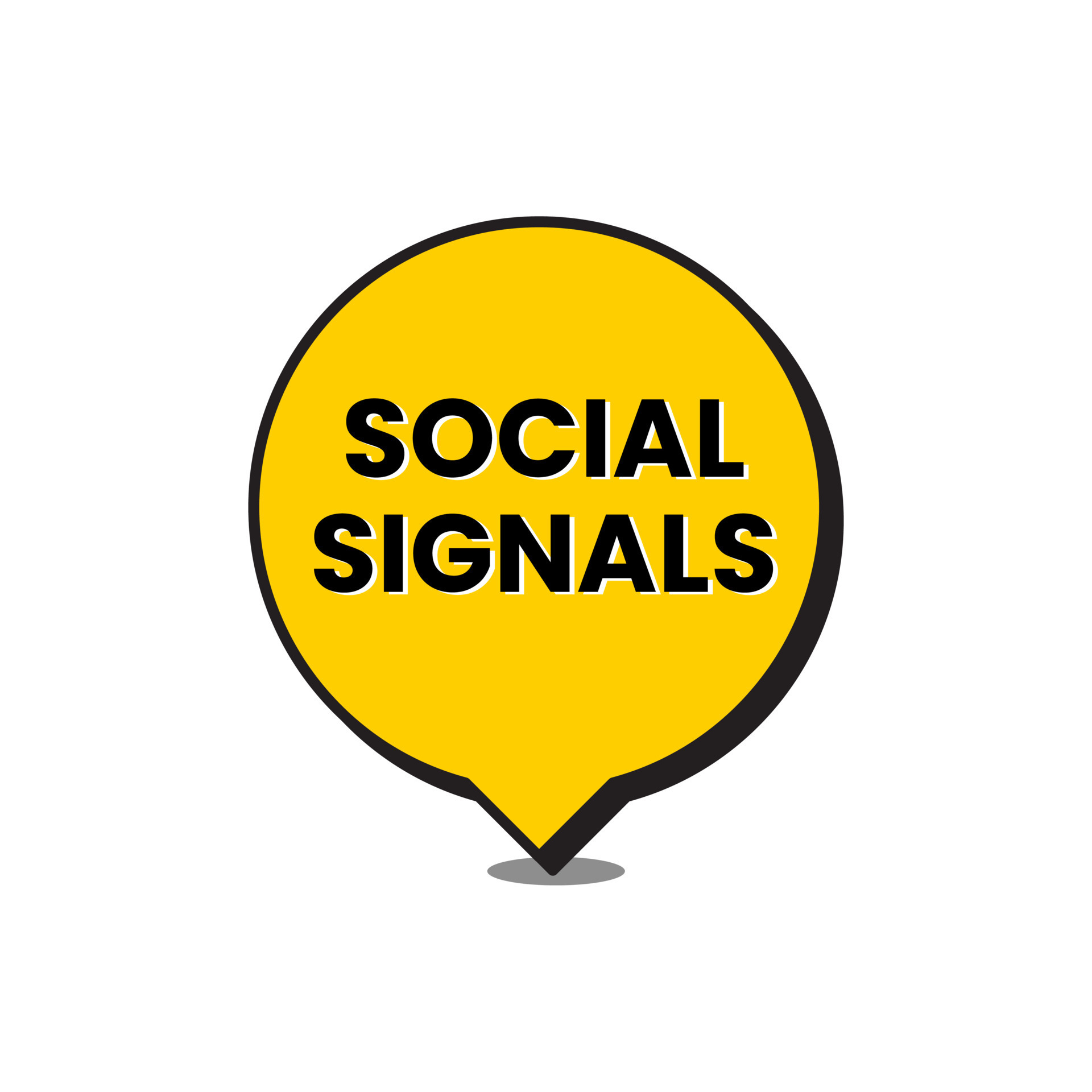 Social signals speech bubble icon label sign design vector 17710356 Vector Art at Vecteezy