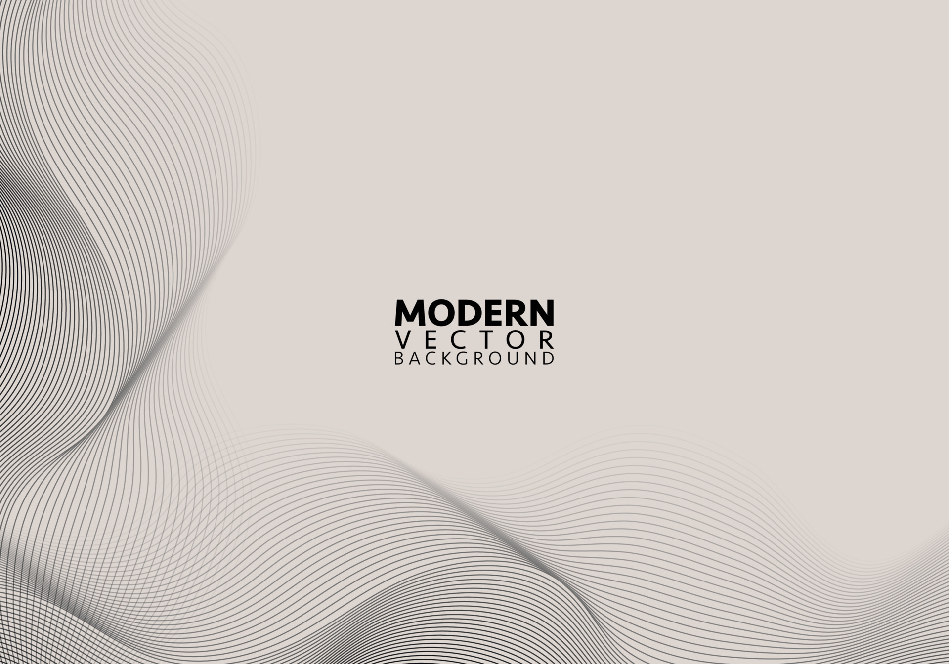 Abstract Concentric Circle Pattern Black And White Color Rings Abstract Sound Wave Vector