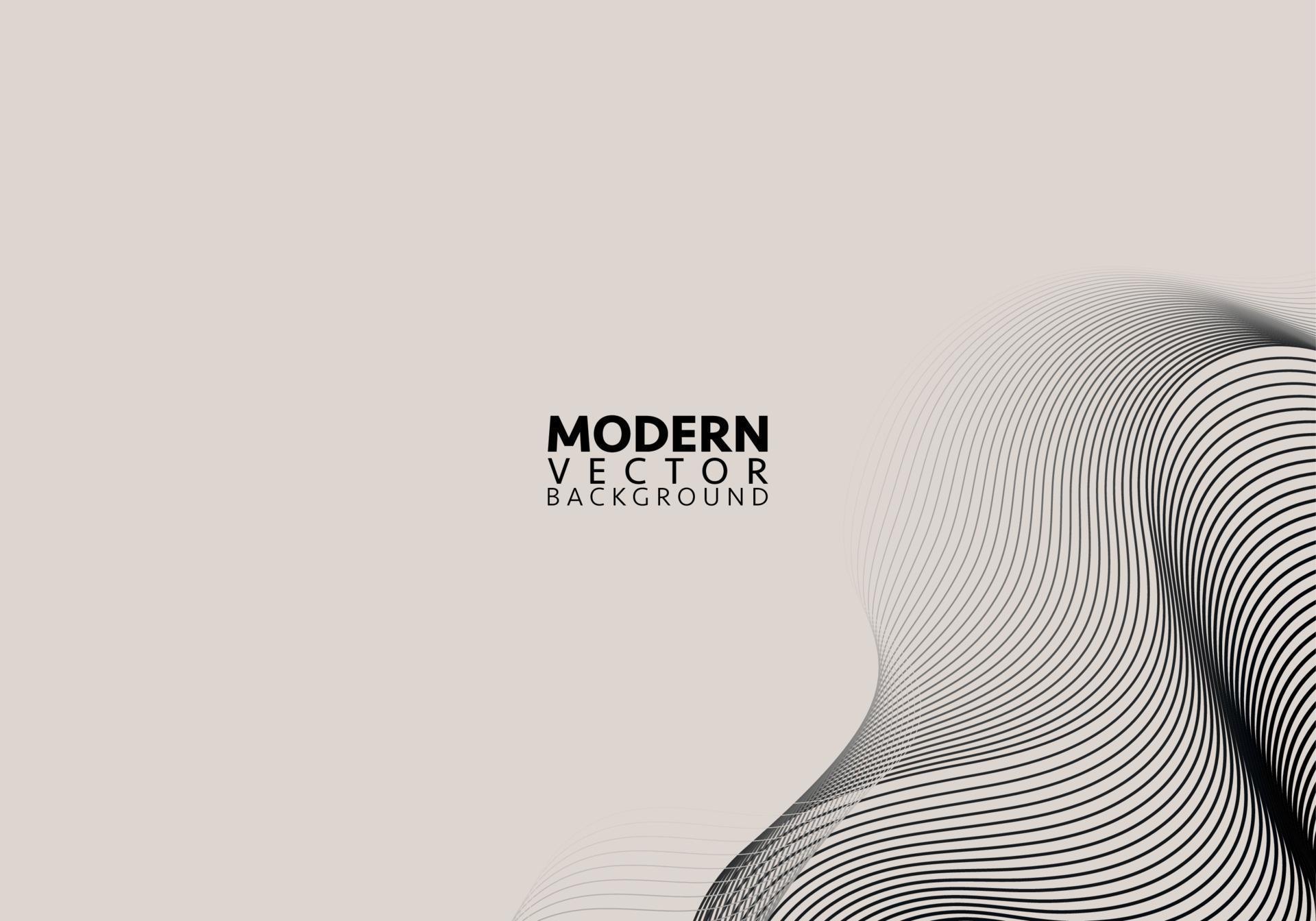 Abstract Concentric Circle Pattern Black And White Color Rings Abstract Sound Wave Vector