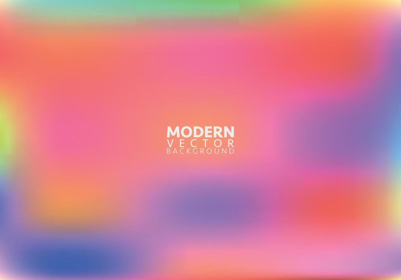 Abstract Blurred Gradient Mesh Background In Bright Summer Colors Colorful Smooth Soft Colored