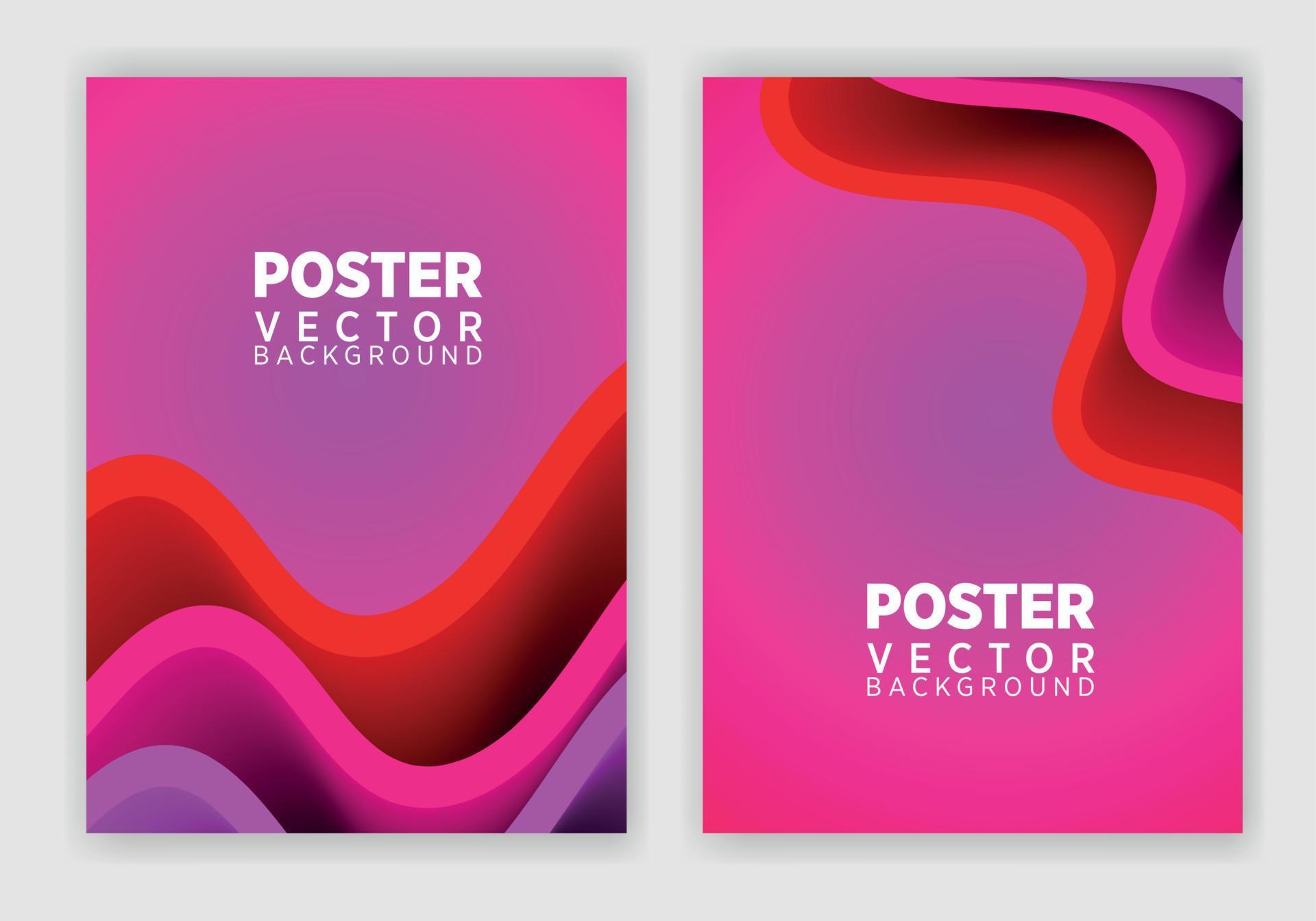 Vector abstract graphic design Poster . Vector vertical poster template ...