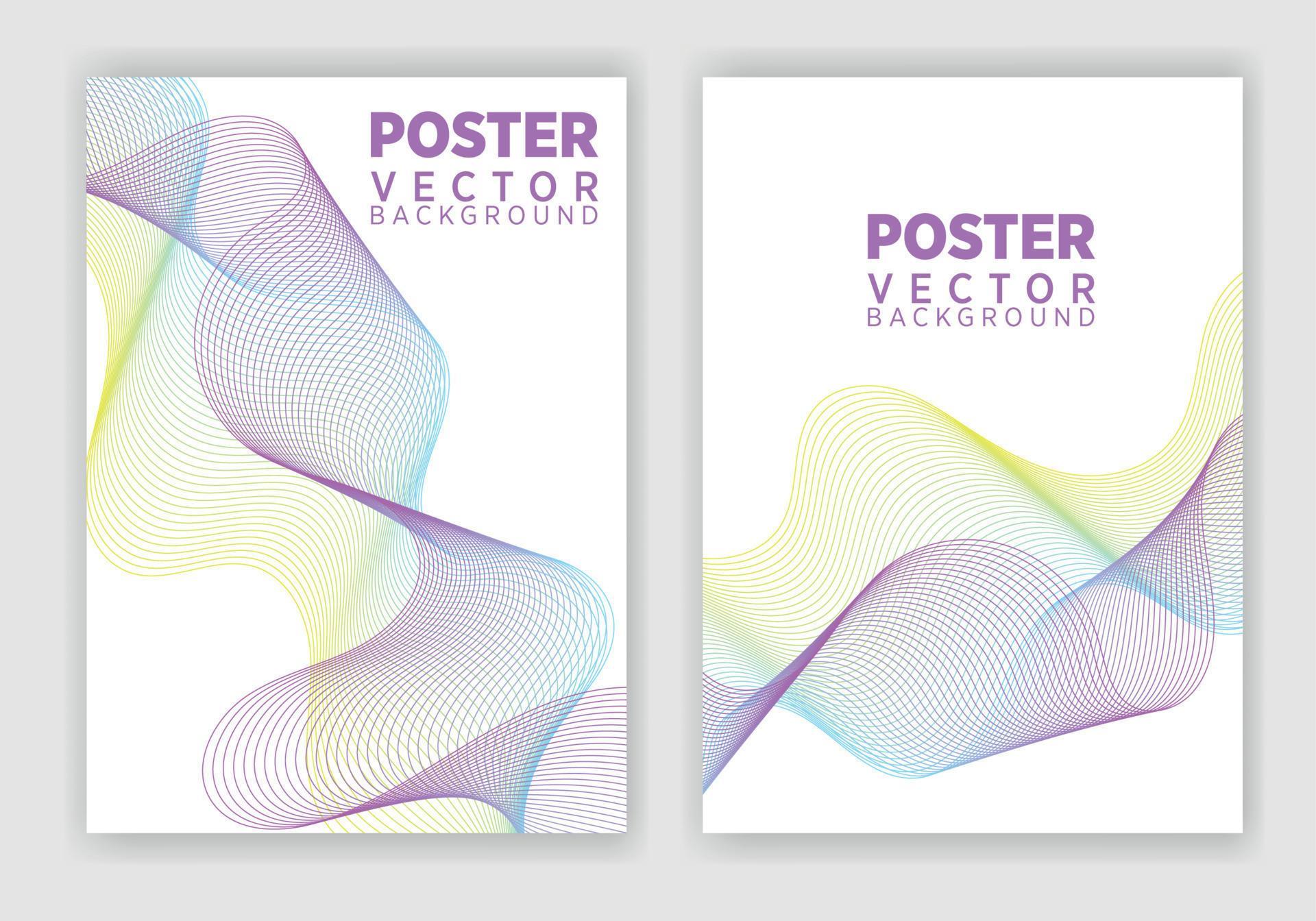 Vector abstract graphic design Poster . Vector vertical poster template ...