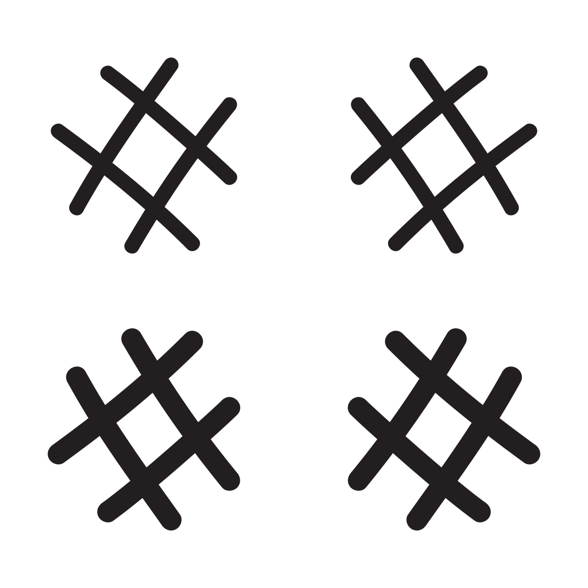 Set of simple hash tag icon flat design vector illustration. 17711048 ... Set of simple hash tag icon flat design vector illustration. 17711048 ...