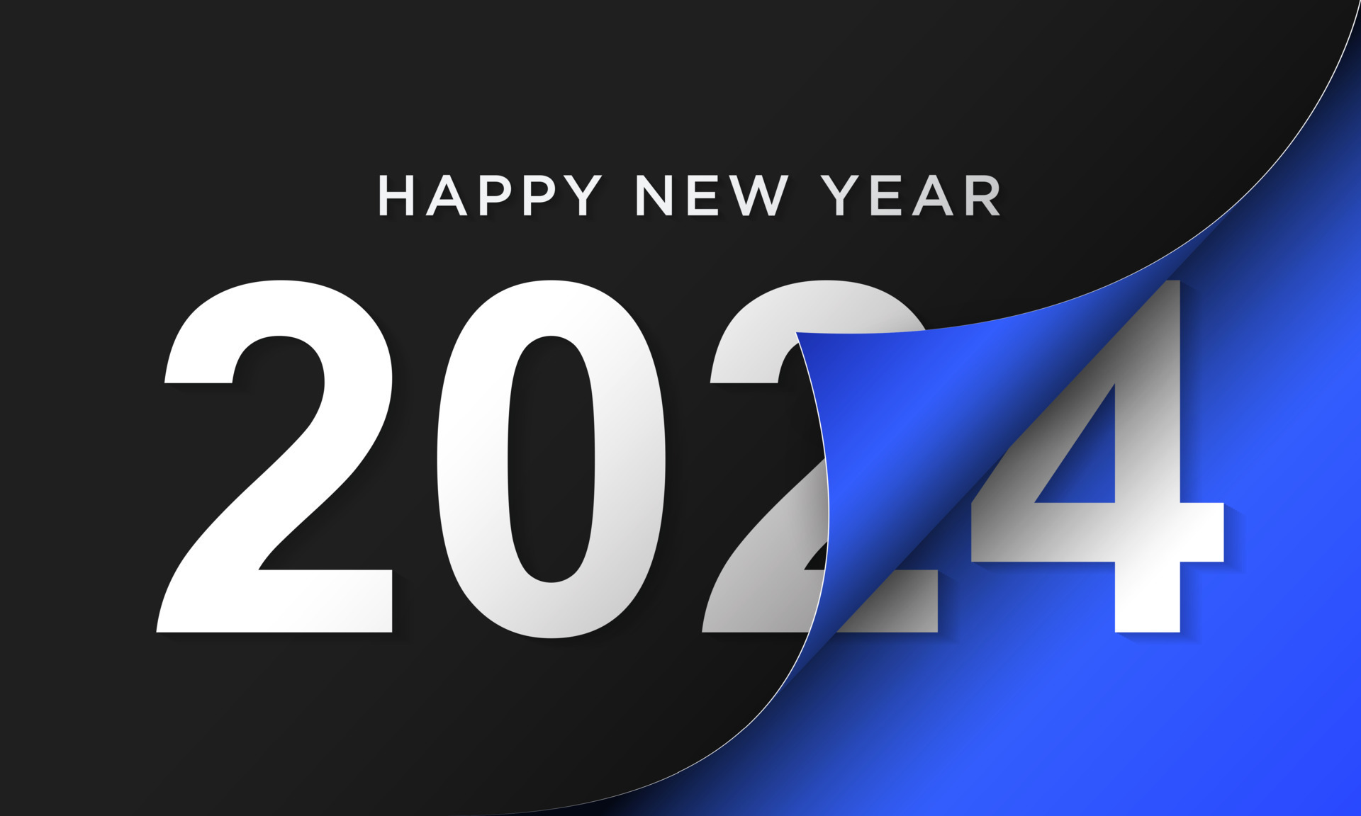 2024 Happy New Year Background Design. 17717167 Vector Art at Vecteezy