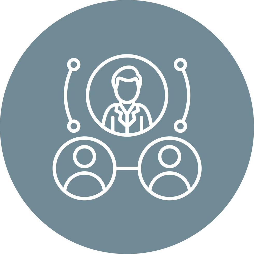 Executive Team Line Circle Background Icon 17717823 Vector Art at Vecteezy