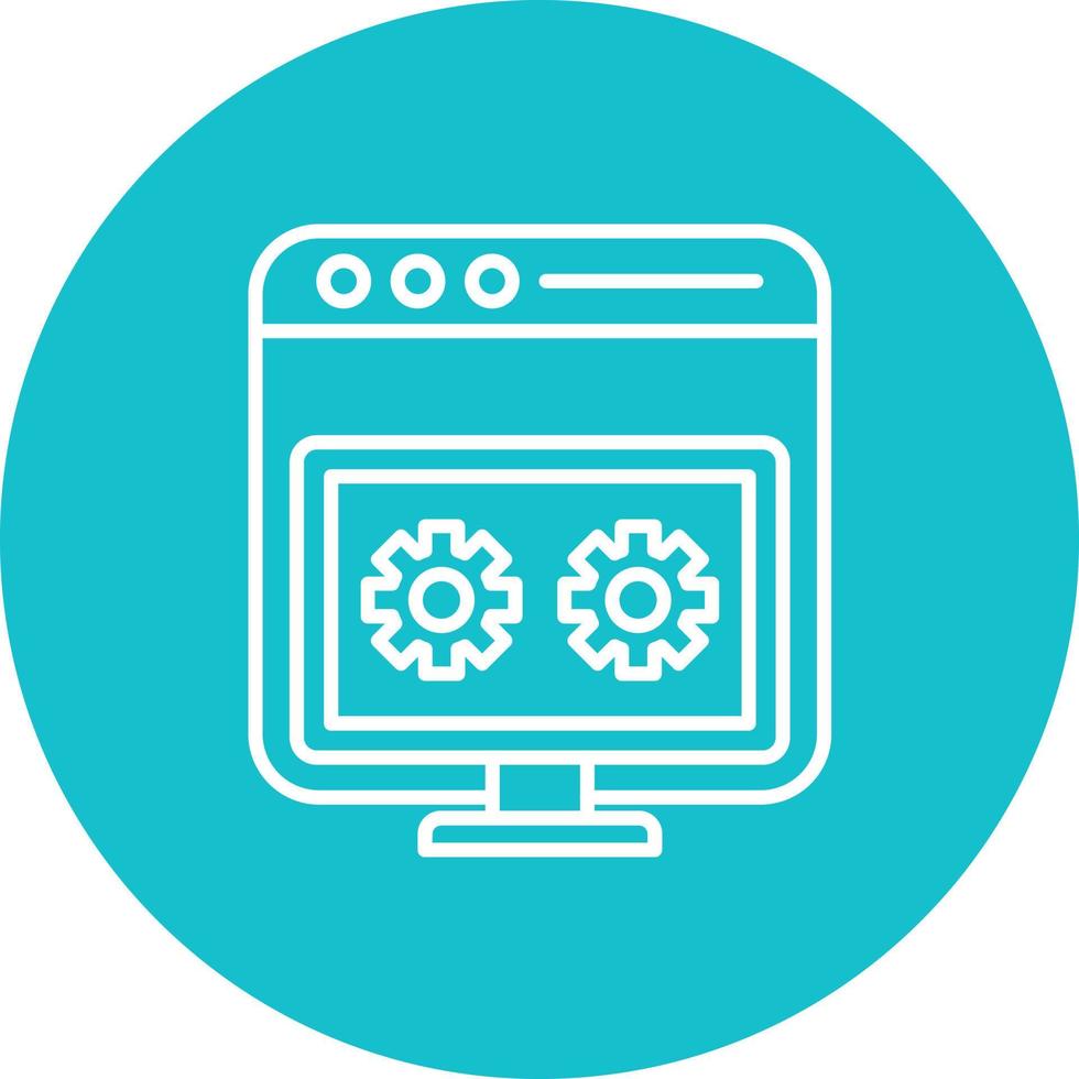 Development Line Circle Background Icon 17718007 Vector Art at Vecteezy