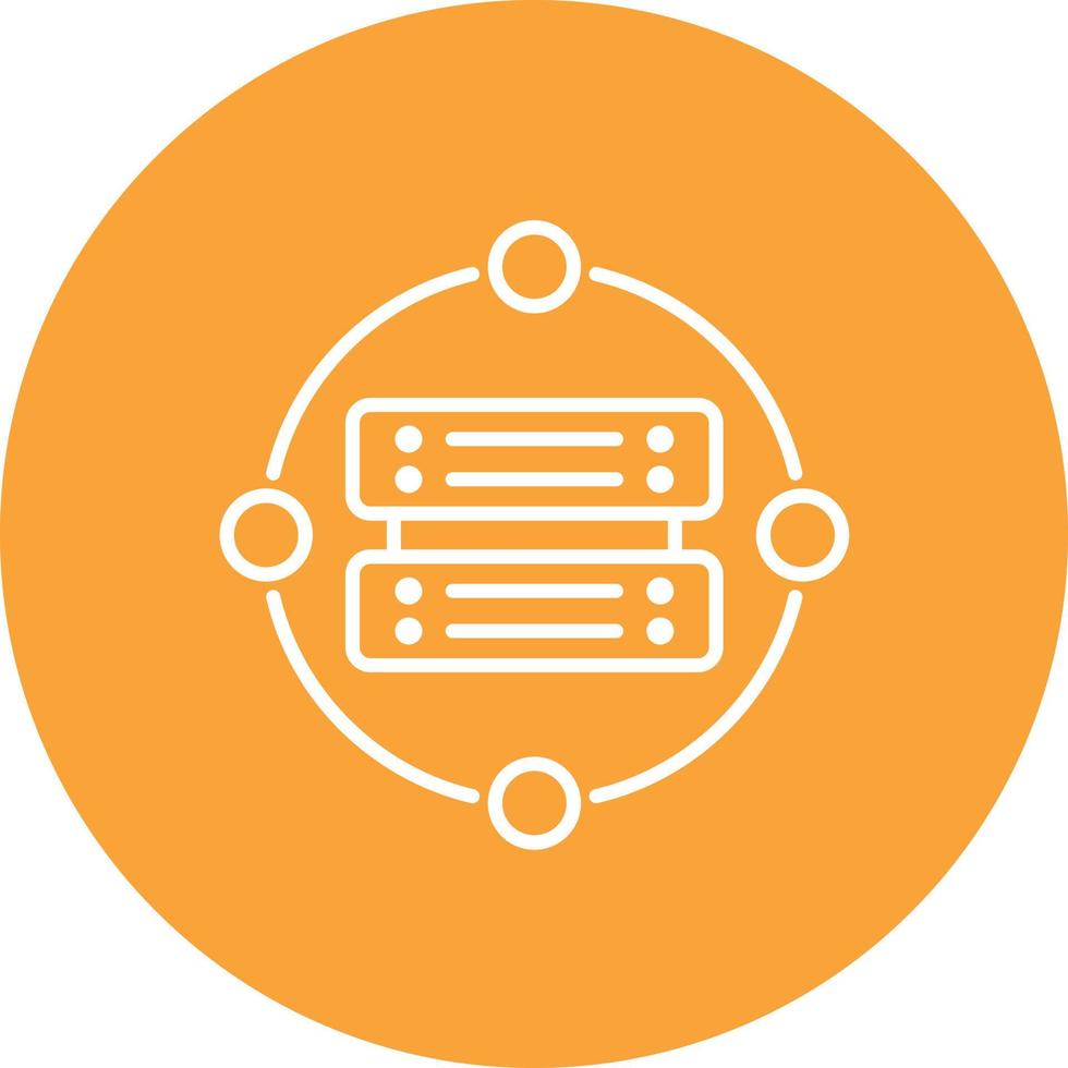 Data Processing Line Circle Background Icon 17718141 Vector Art at Vecteezy