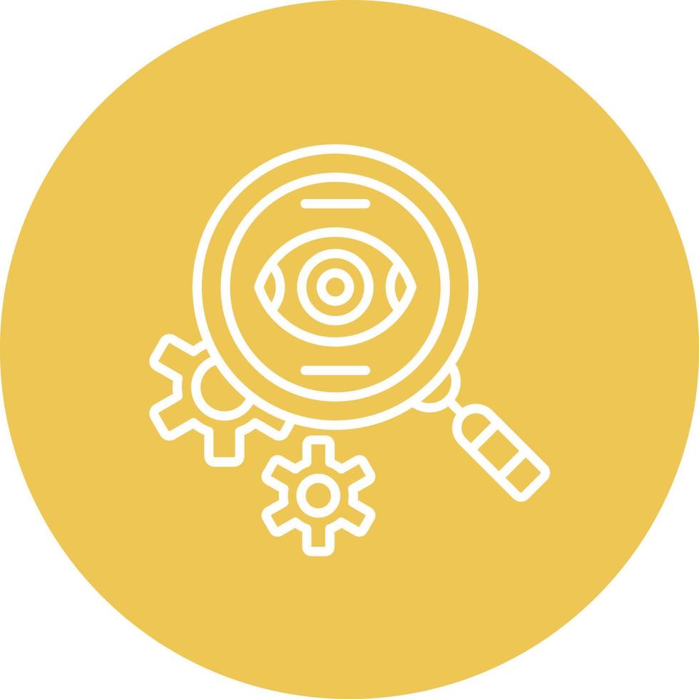 Insight Line Circle Background Icon 17718148 Vector Art at Vecteezy