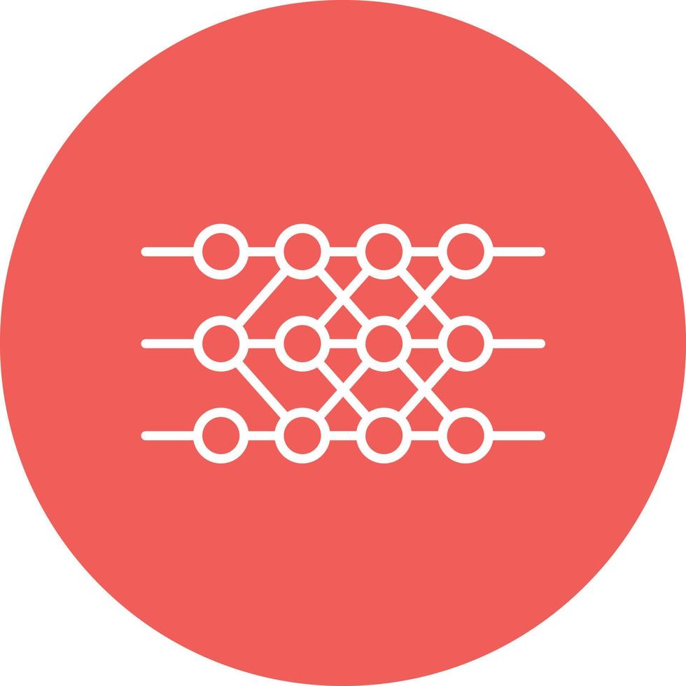 Neural Network Line Circle Background Icon 17718319 Vector Art at Vecteezy