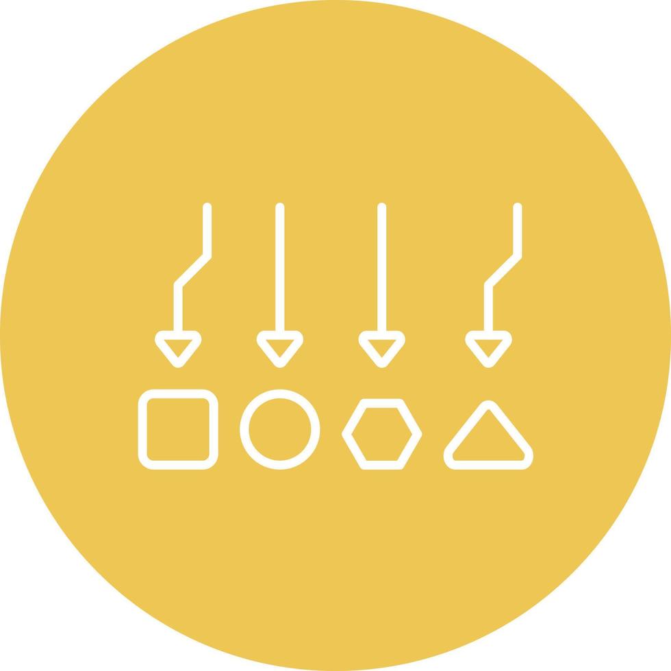 Unstructured Data Line Circle Background Icon 17718326 Vector Art at ...