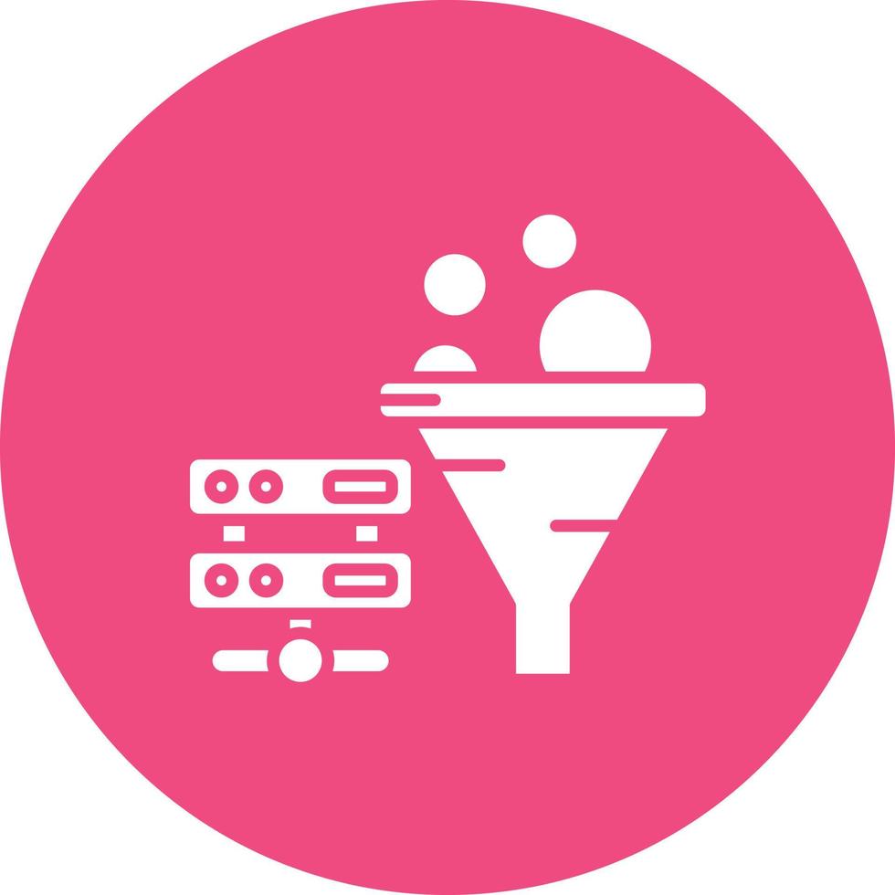 Data Filtering Glyph Circle Background Icon 17719485 Vector Art at Vecteezy