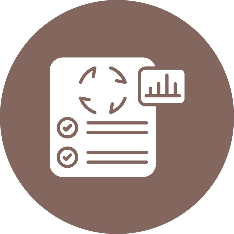 Workflow Automation Glyph Circle Background Icon 17719540 Vector Art at ...