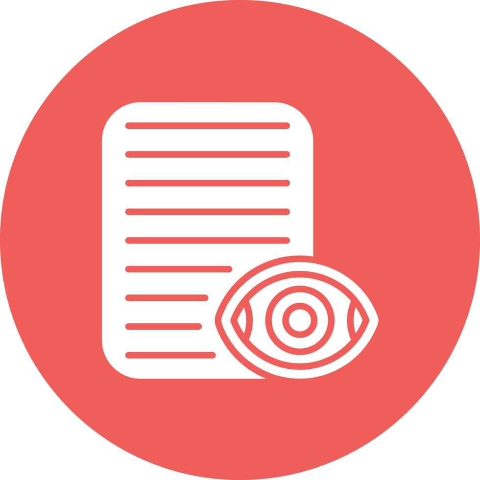 Views Glyph Circle Background Icon 17719559 Vector Art at Vecteezy