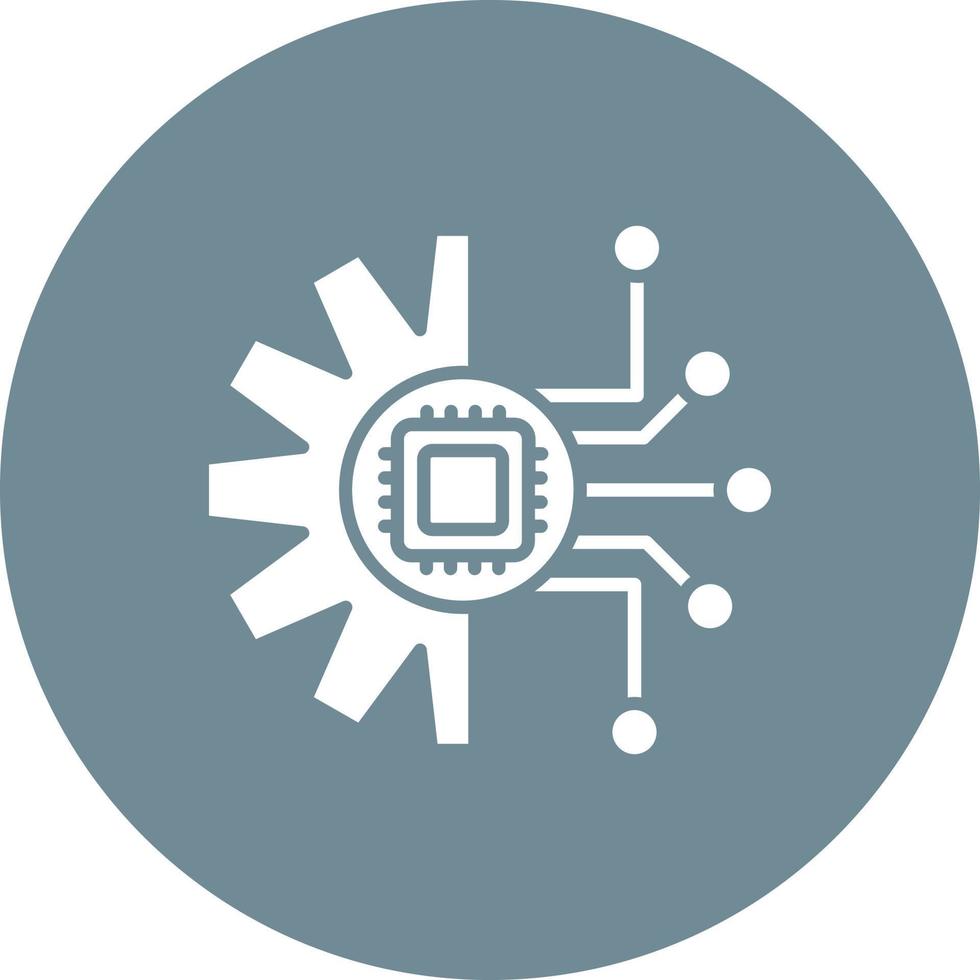 Automation Glyph Circle Background Icon 17719837 Vector Art at Vecteezy