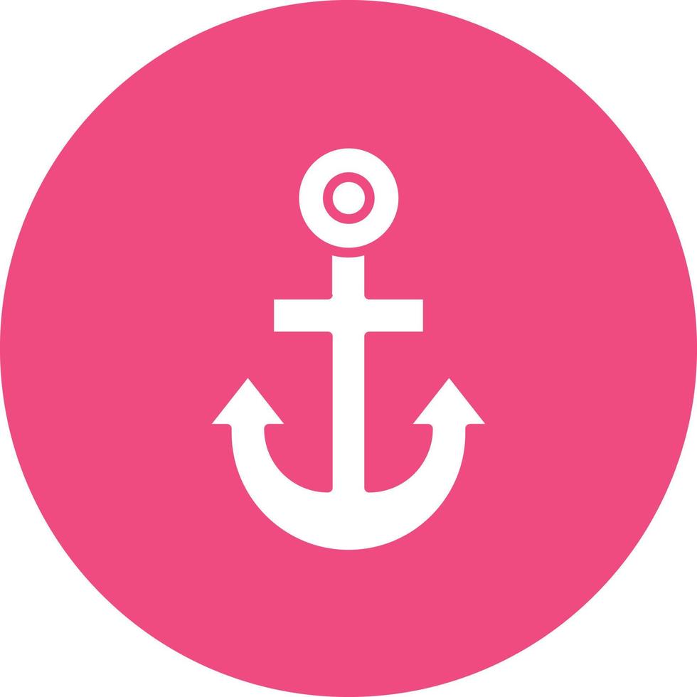 Anchor Glyph Circle Background Icon 17719864 Vector Art at Vecteezy