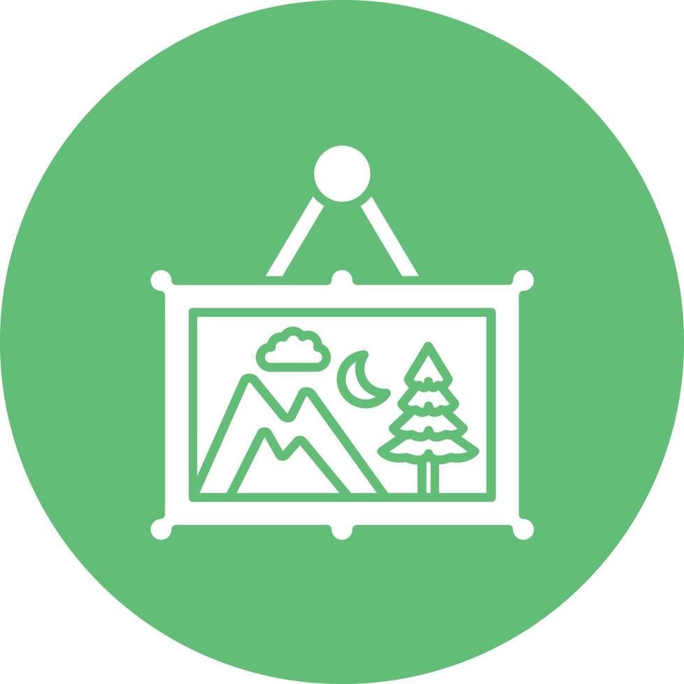 Painting Glyph Circle Background Icon 17720796 Vector Art at Vecteezy