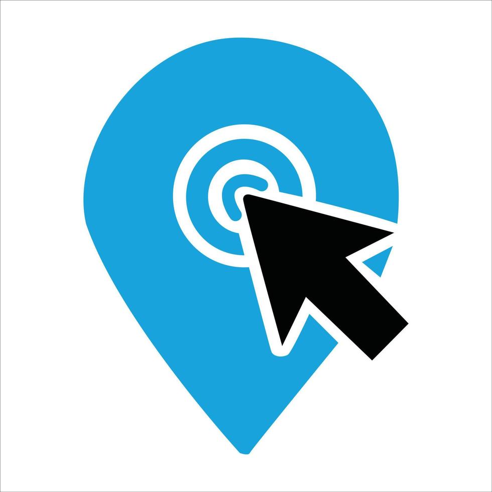 Click Arrow And Touch Point Logo Template Design 17721563 Vector Art at Vecteezy