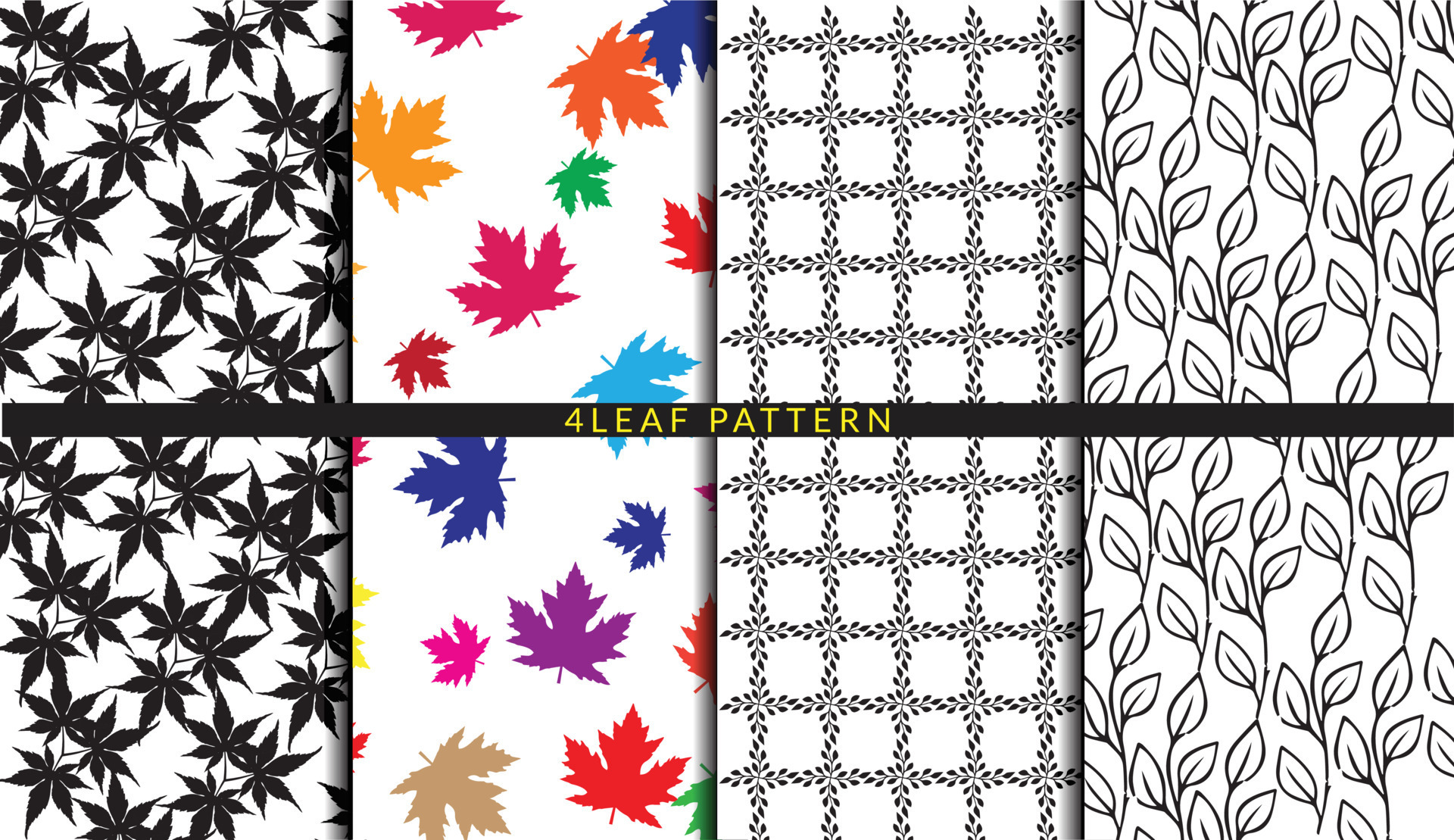 Set Of Flower Seamless Patterns Abstract Geometric Hexagonal Graphic Design Print 3d Cubes