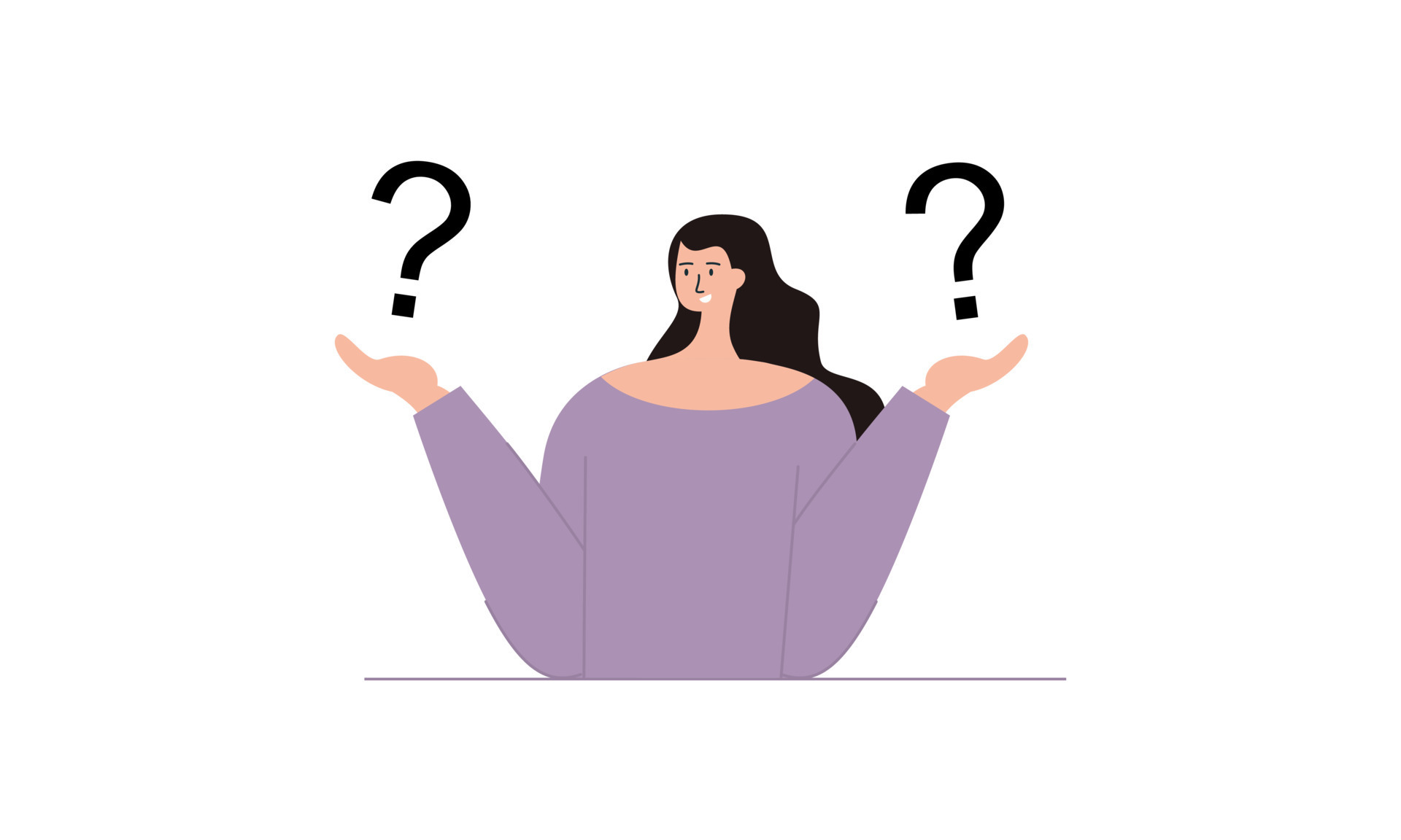 Choice between two options concept. Dilemma concept. Puzzled questioned ... Choice between two options concept. Dilemma concept. Puzzled questioned ...