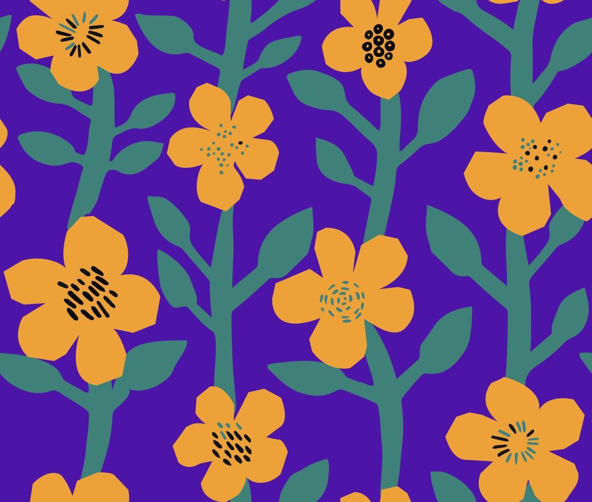 Flowers in blossom, spring blooming and flourish 17740899 Vector Art at ...