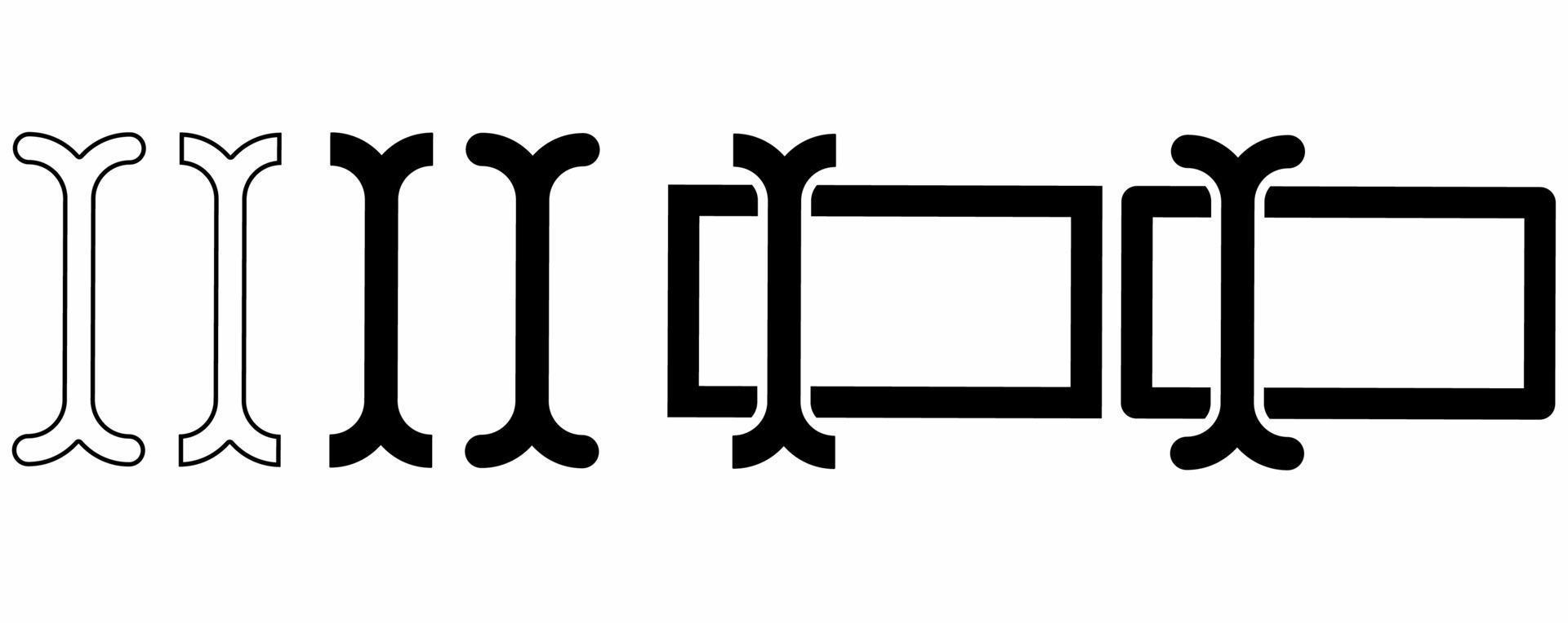 text insert icon set isolated on white background 17741201 Vector Art ...