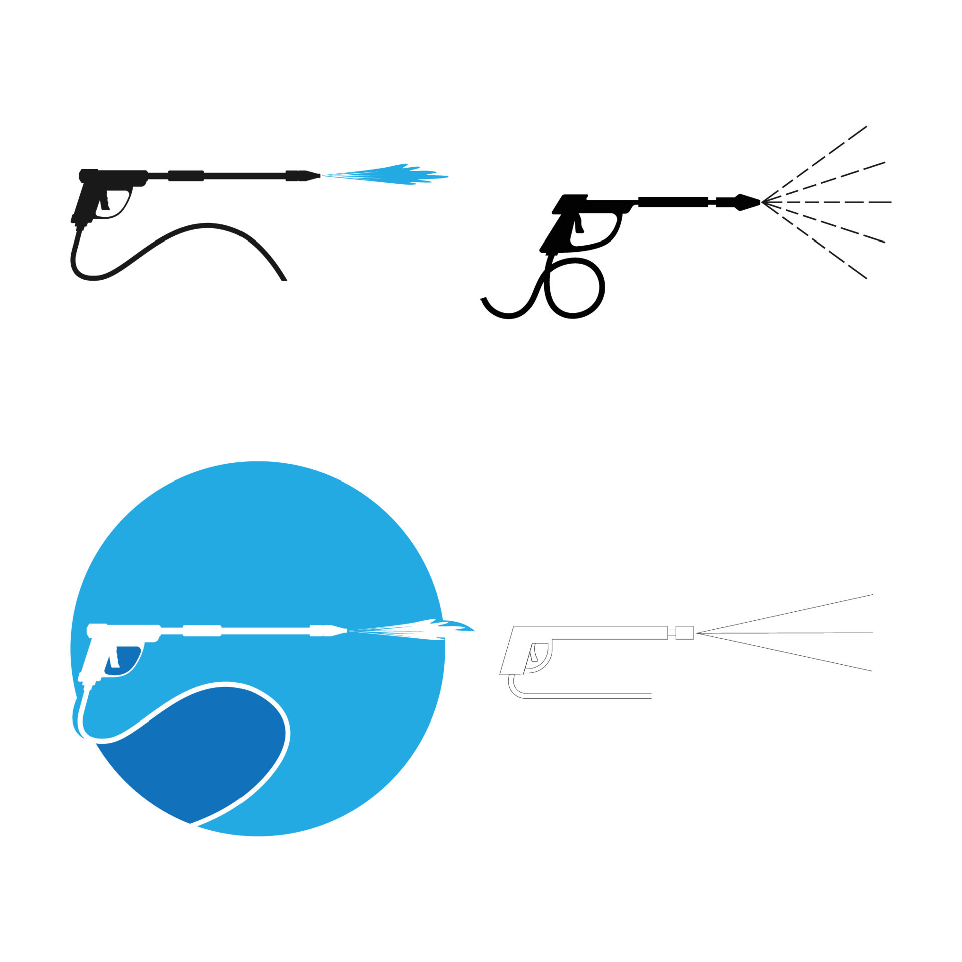 Pressure washing gun logo template 17742016 Vector Art at Vecteezy Pressure washing gun logo template 17742016 Vector Art at Vecteezy