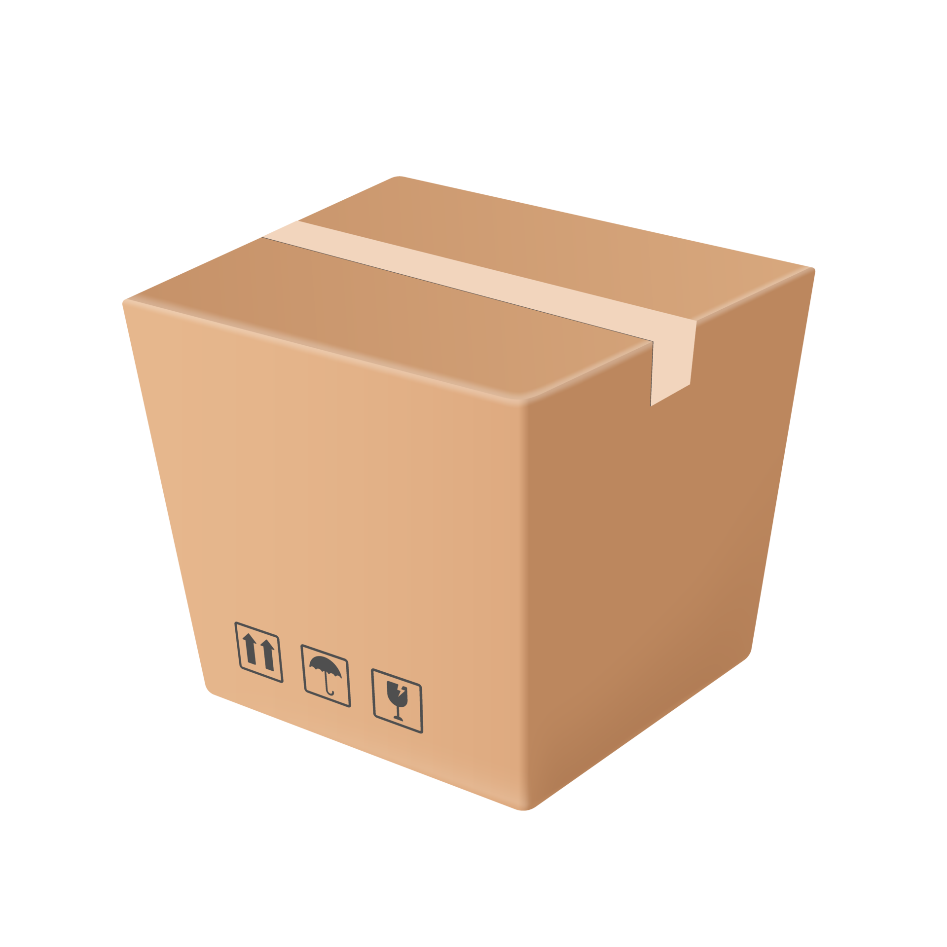 Brown Parcel Box 17745041 Png