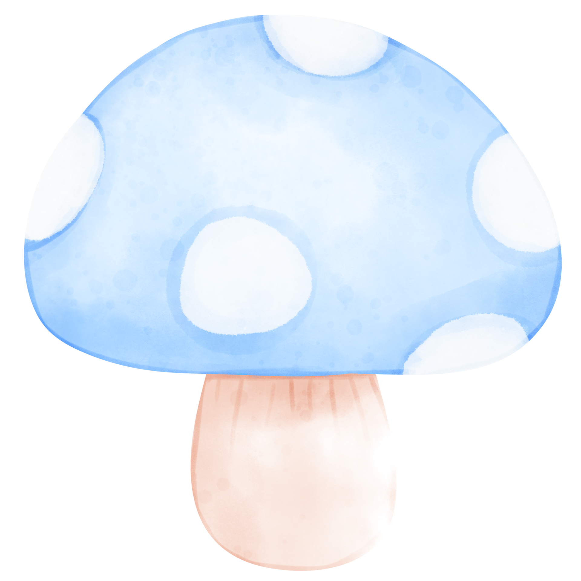 Cute Mushroom Watercolor Illustration 17745539 Png