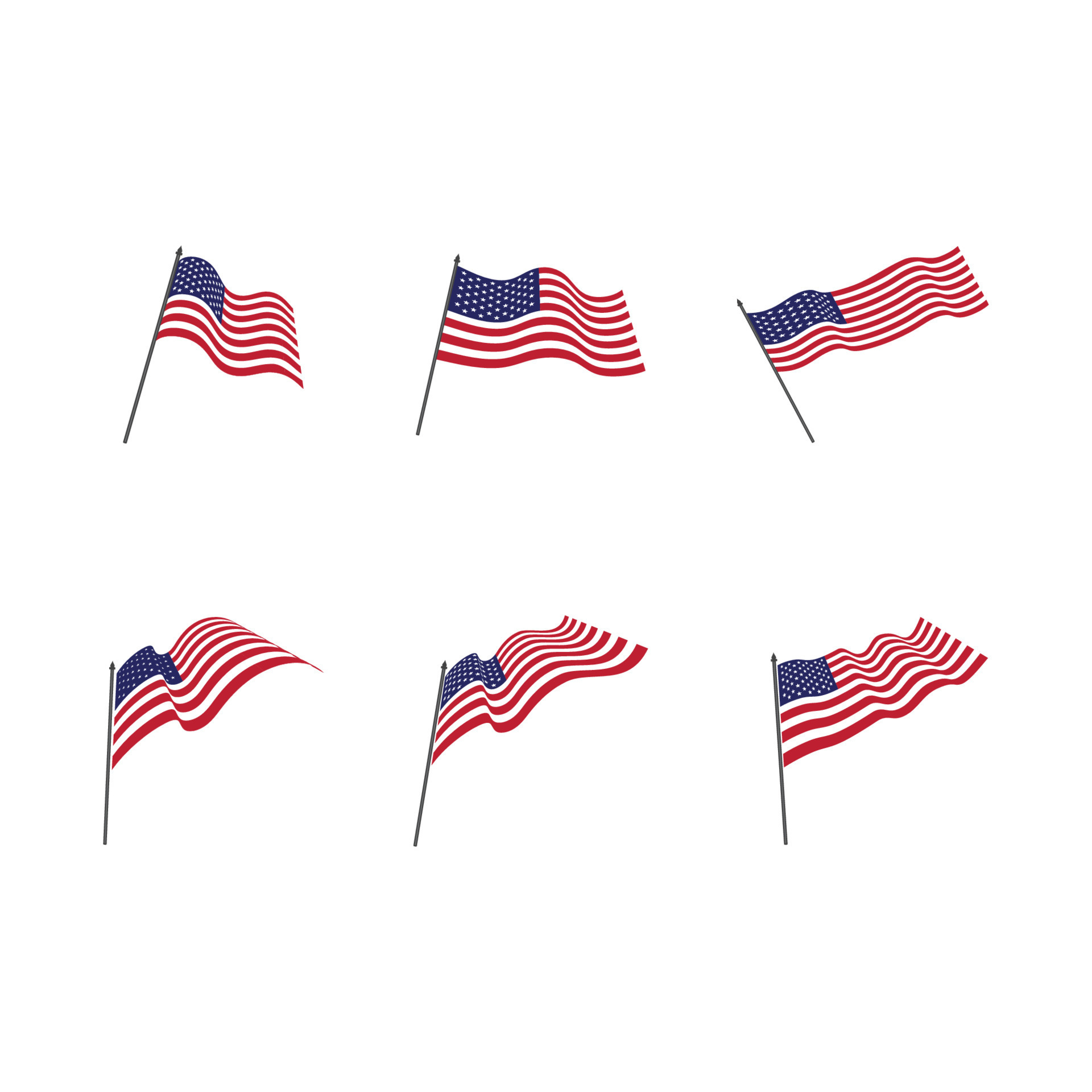 Flag american vector icon illustration 17747692 Vector Art at Vecteezy