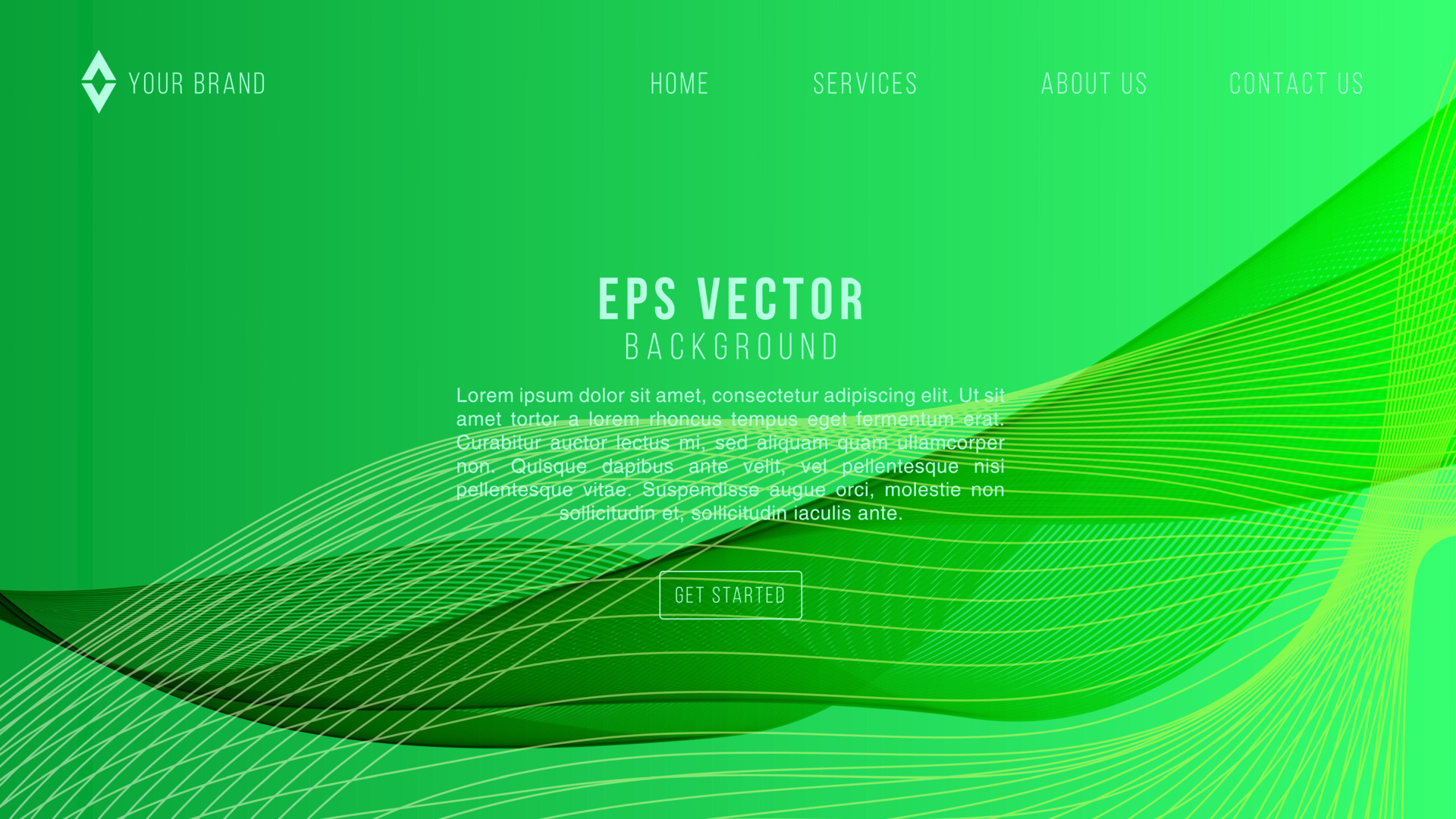 Green Vector Overlap Layer For Background Design Web Template 17756368