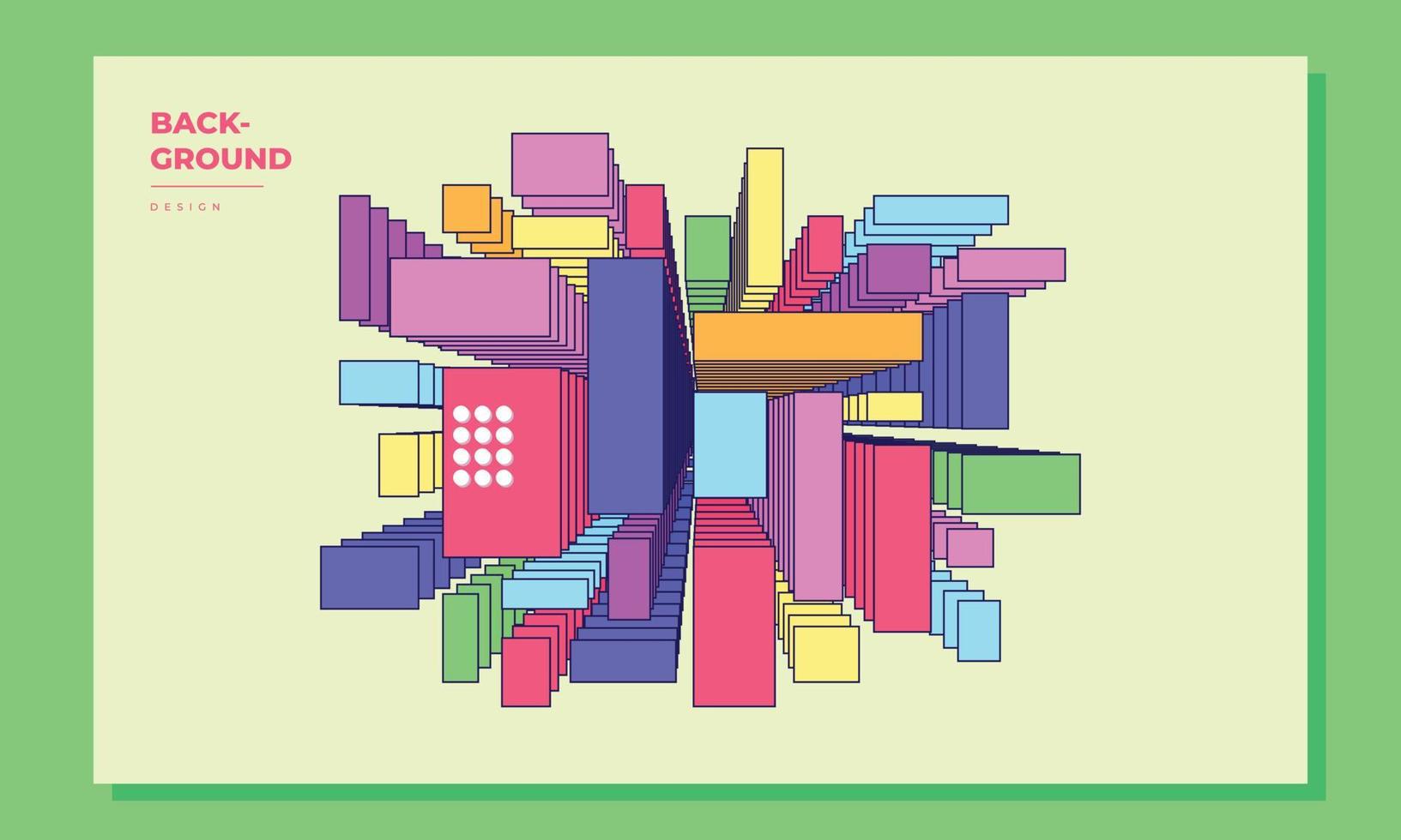 Geometric Rectangular Layer Background Template Copy Space For Poster Banner Or Art Related