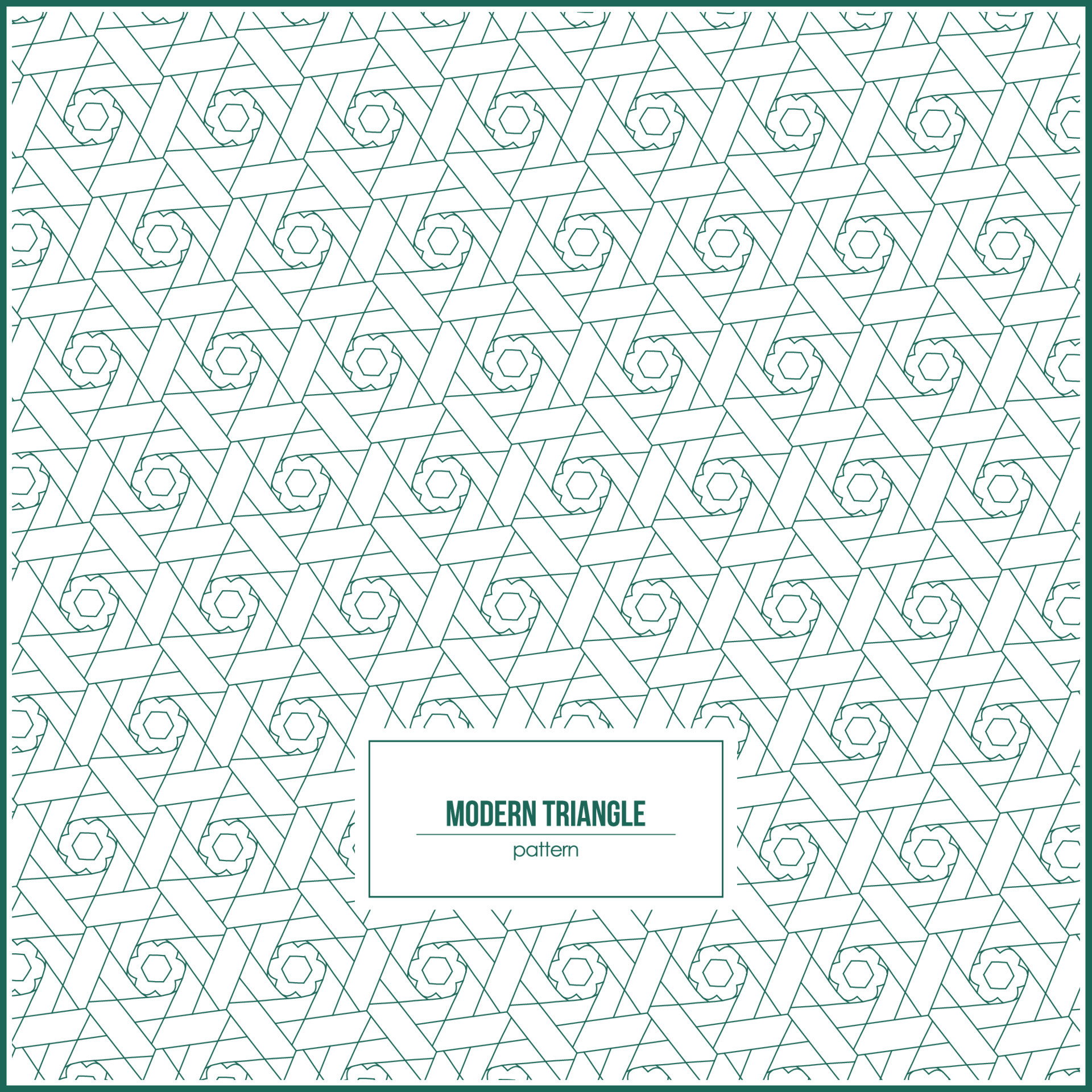 Modern Pattern Of Abstract Triangle Shape With Multiple Ball Inside