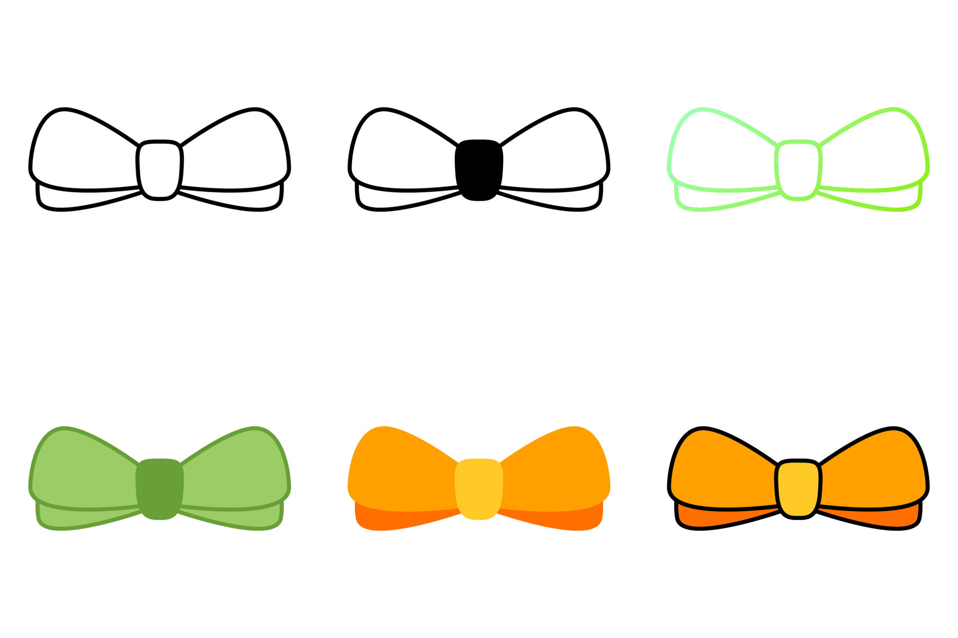Bow Tie in flat style isolated 17770276 Vector Art at Vecteezy