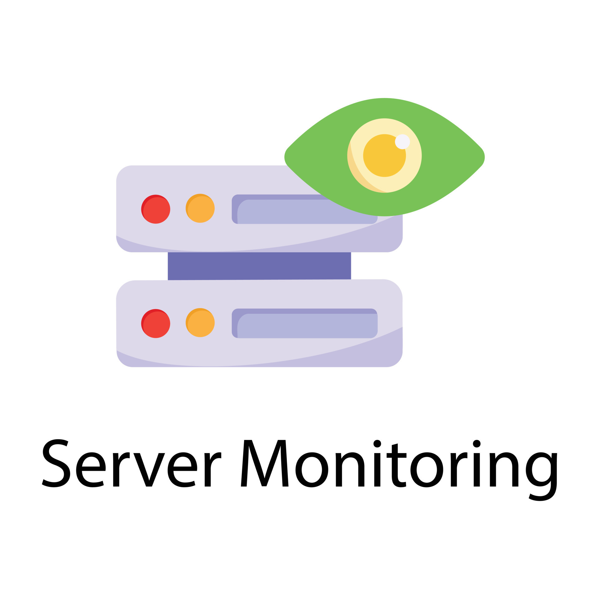 Trendy Server Monitoring 17772361 Vector Art At Vecteezy