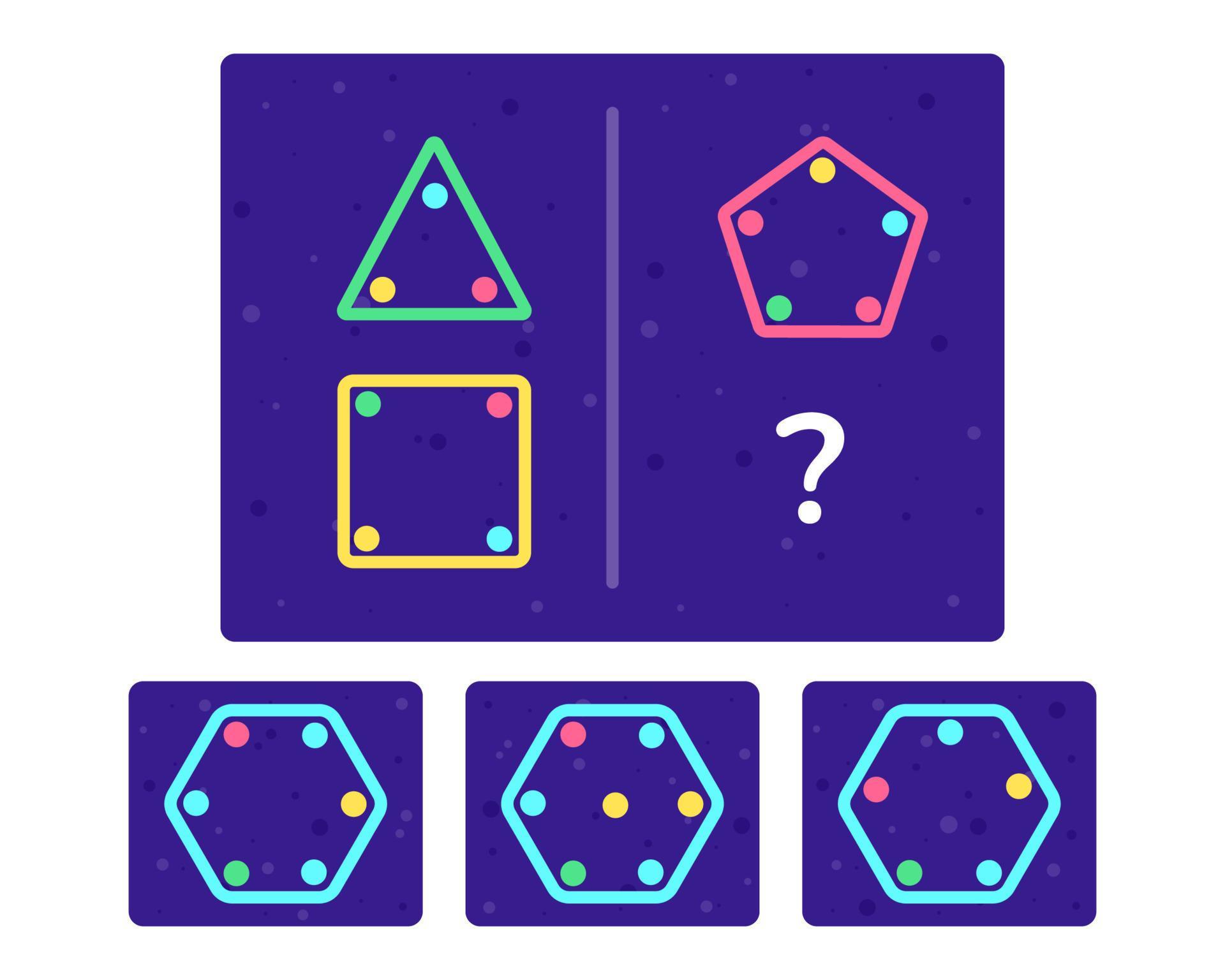 Educational logic game for kids. Development of logic iq. Visual ...