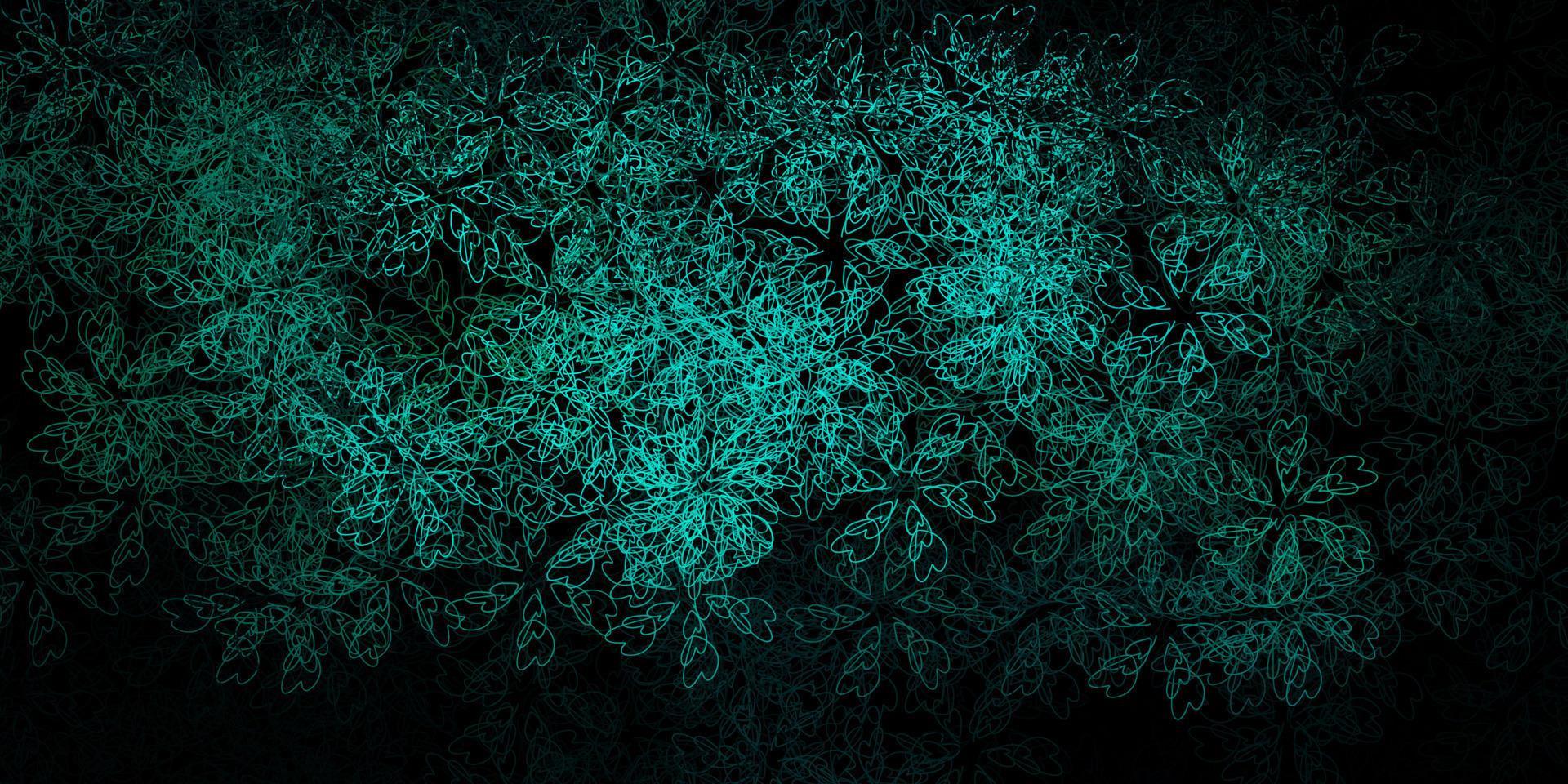 Dark Green Vector Pattern With Curves 17777091 Vector Art At Vecteezy