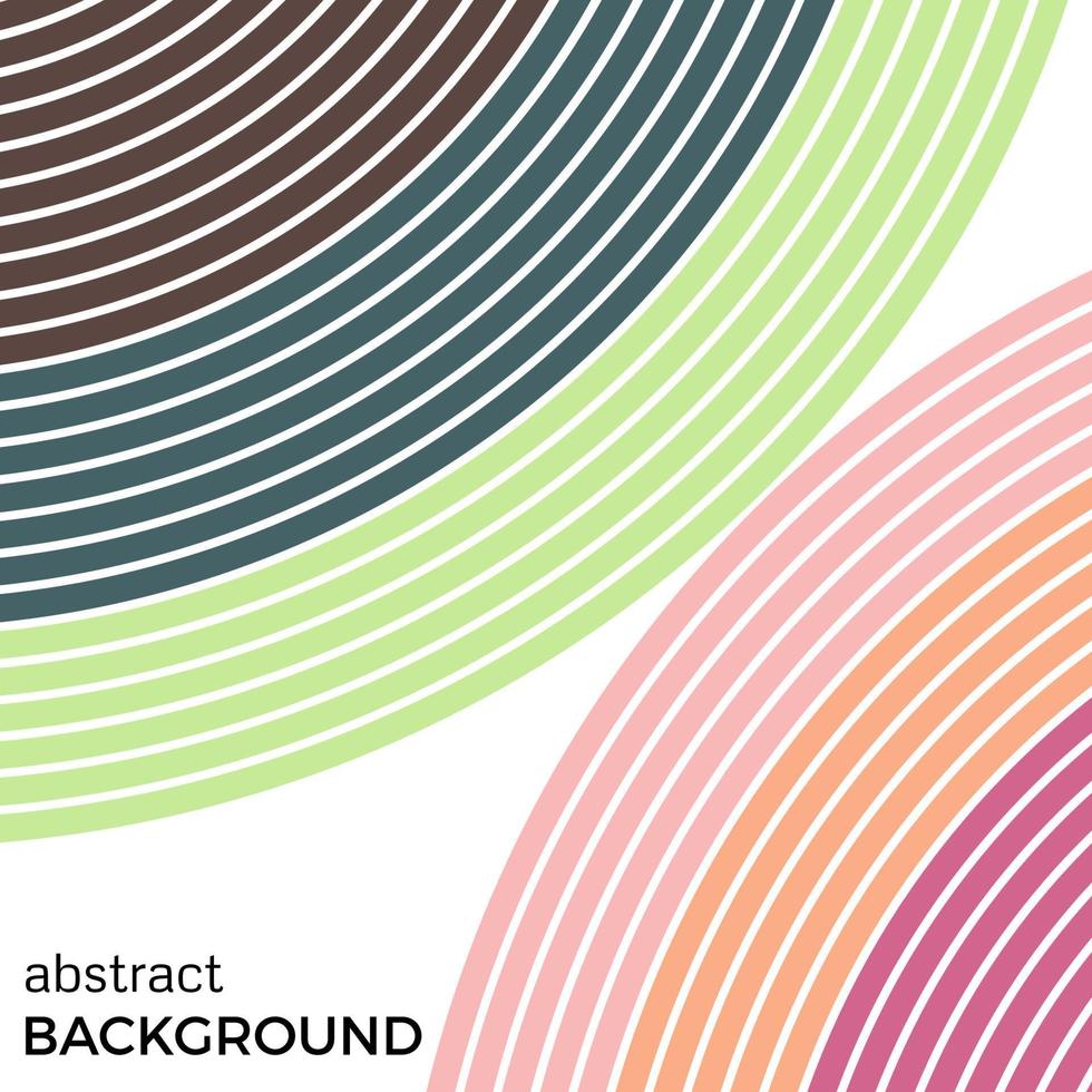 Abstract Background With Bright Rainbow Colorful Lines Colored Circles With Place For Your Text