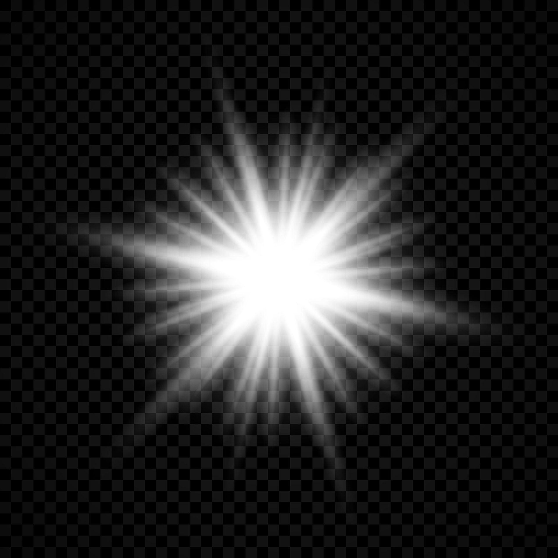 Light effect of lens flares. White glowing lights starburst effects with sparkles on a ...