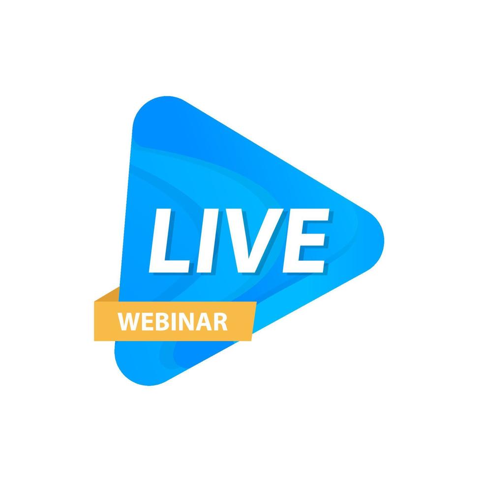 Live Webinar Button, icon, emblem label Vector illustration 17777689 ... Live Webinar Button, icon, emblem label Vector illustration 17777689 ...