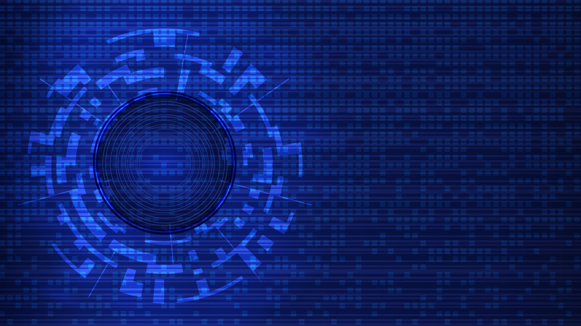 Futuristic digital technology template with copy spaces. Digital circle ...