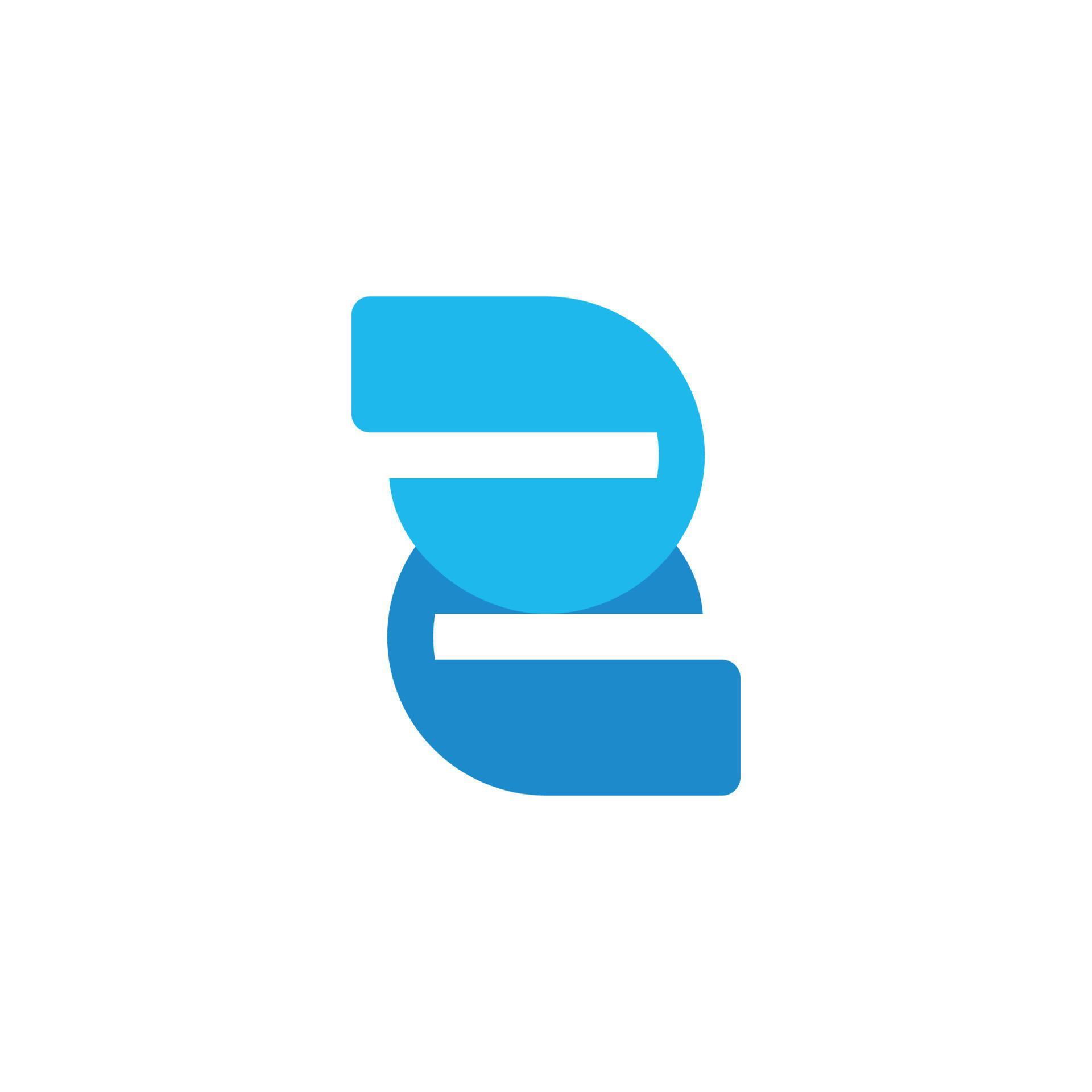 letter 2c simple colorful gradient logo vector 17781354 Vector Art at ...