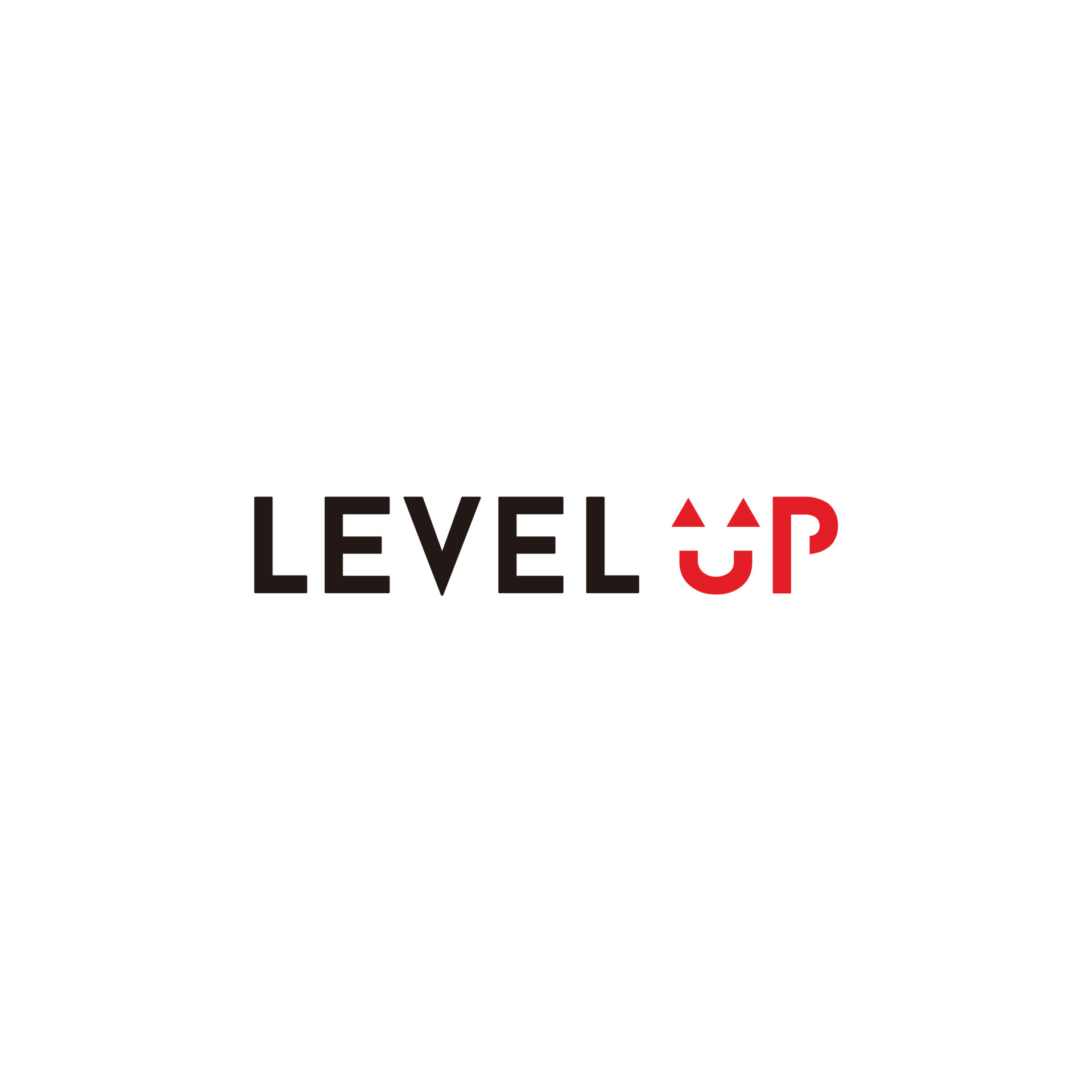 Modern Level Up Typography Logo design inspiration 17783010 Vector Art at Vecteezy