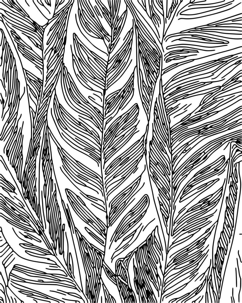 vector illustration of leaf pattern backgroubd 17783543 Vector Art at ...