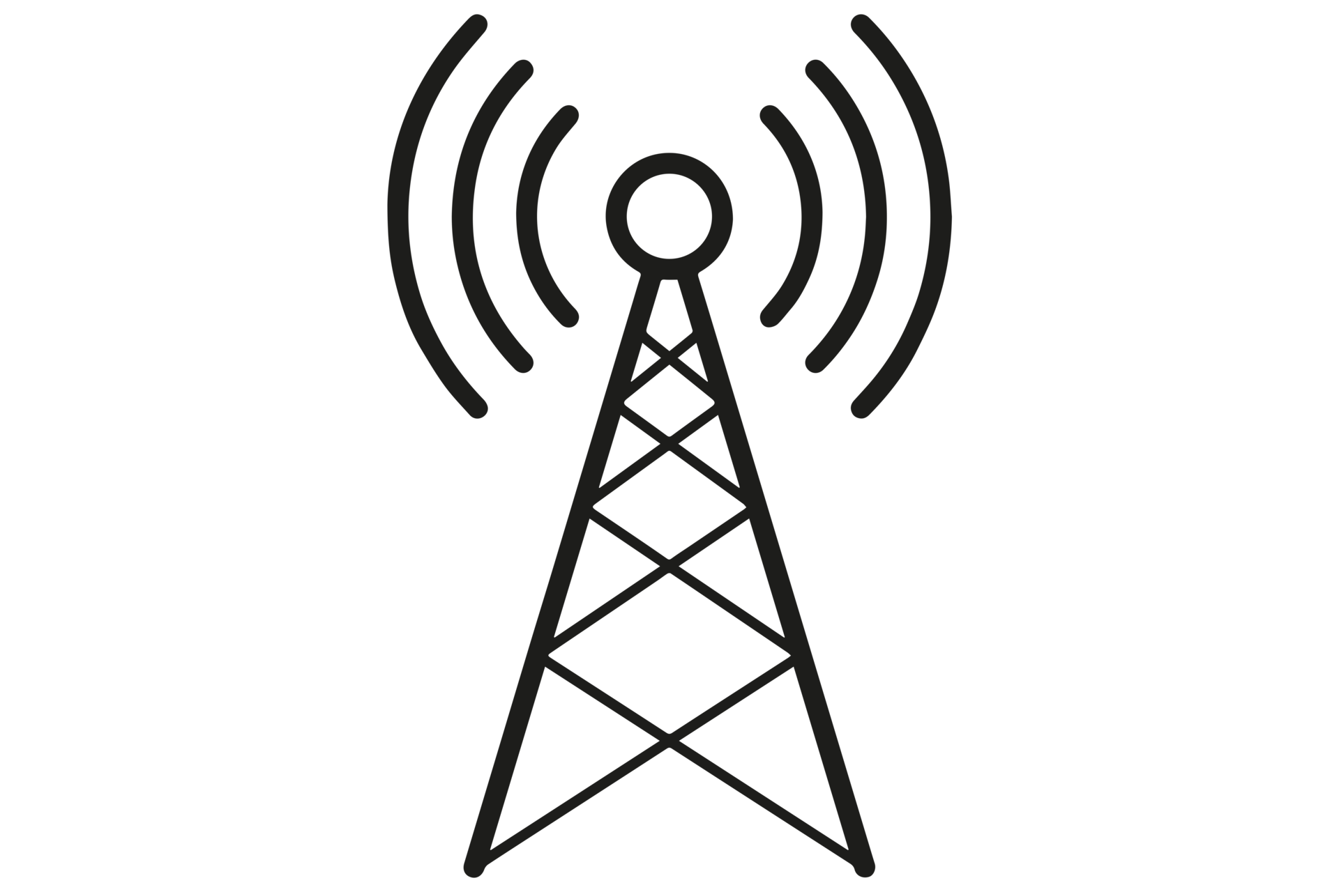 antenna icon on transparent background 17785093 PNG