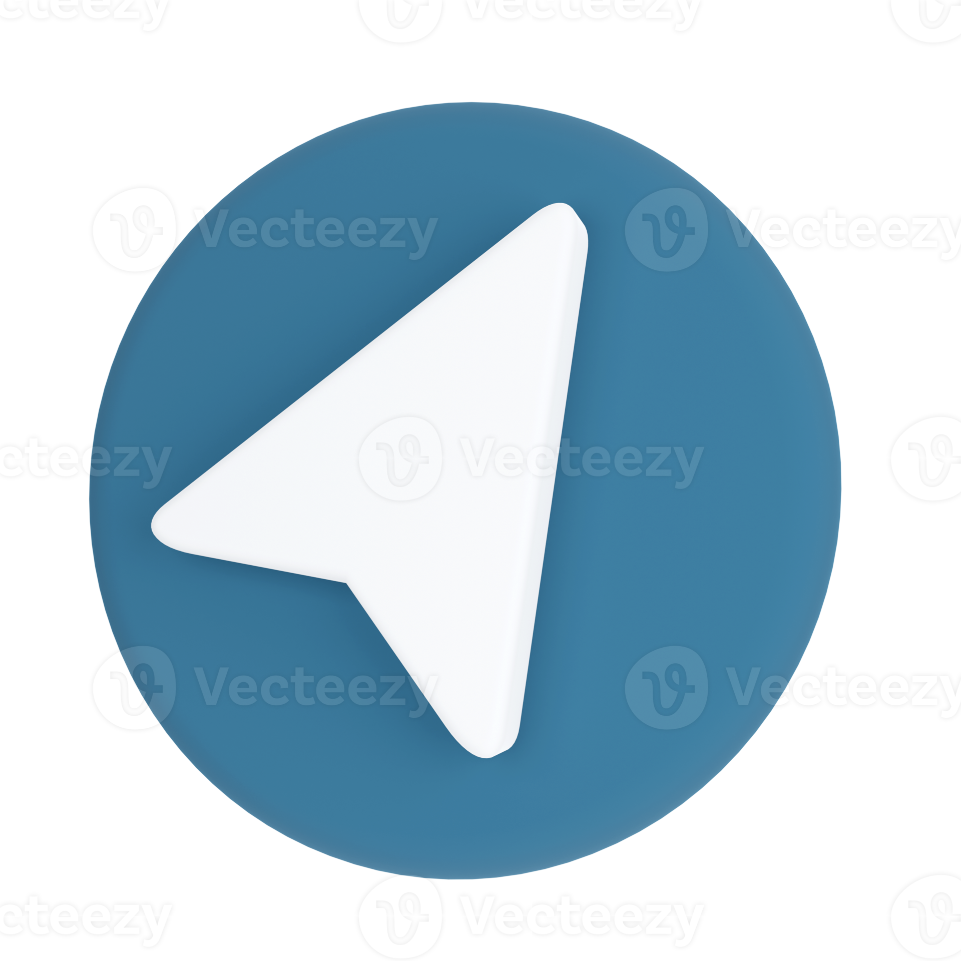 Mouse pointer. Cursor 3D rendering. 17785485 PNG