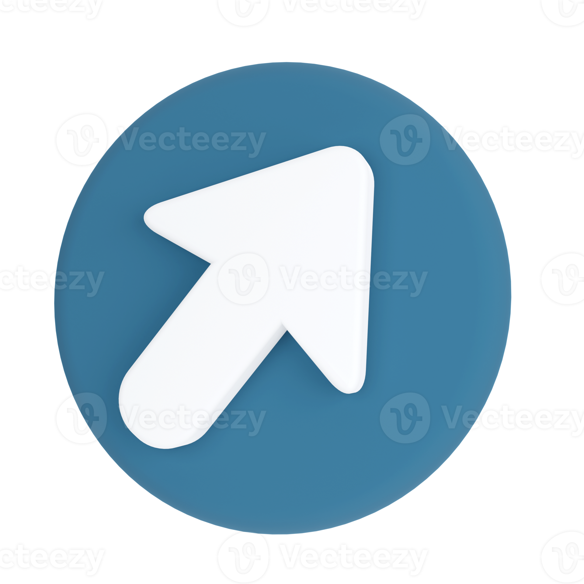 Mouse pointer. Cursor 3D rendering. 17785487 PNG